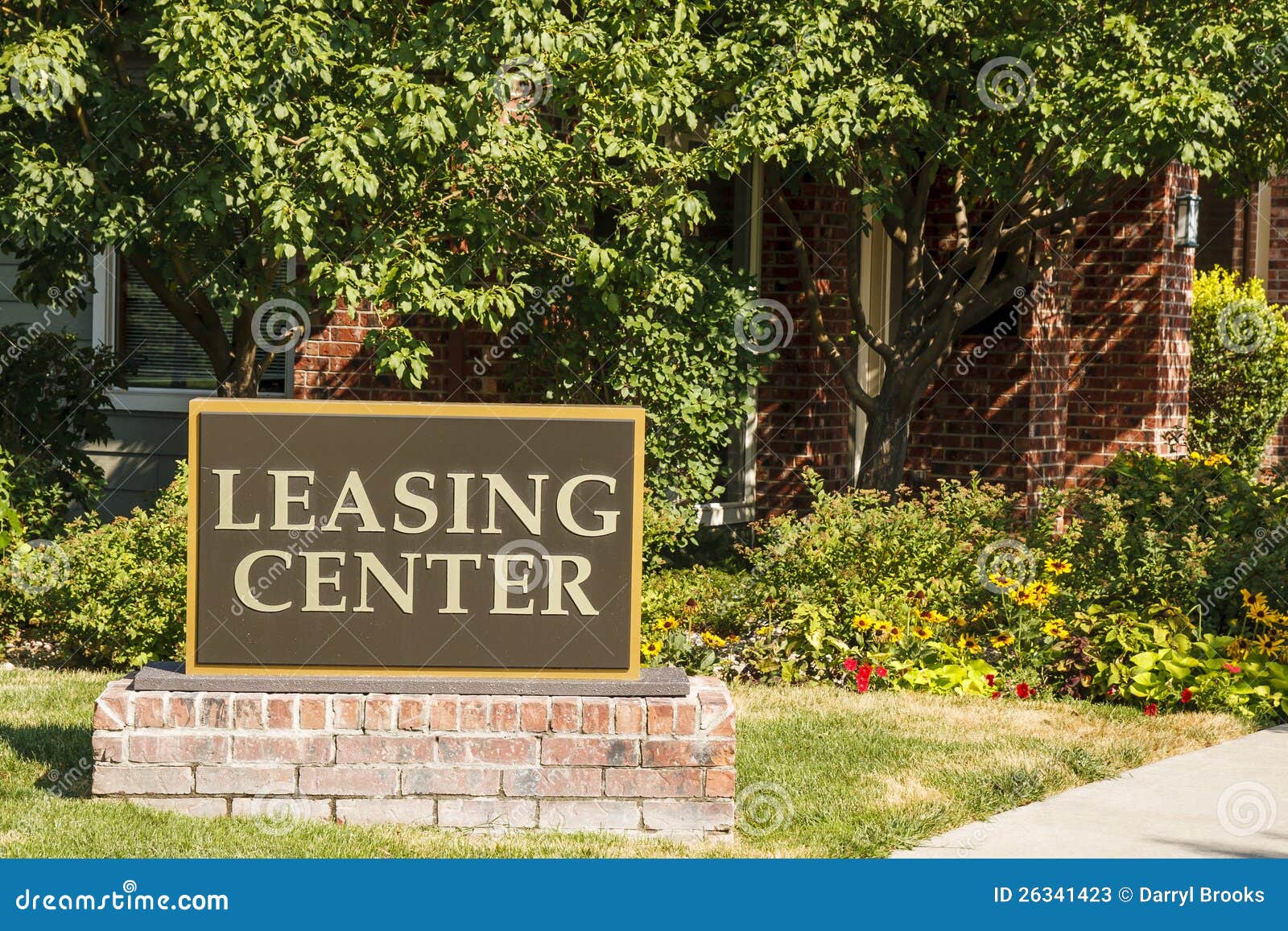 Leasing Center stock image. Image of rent, leasing, residential - 26341423