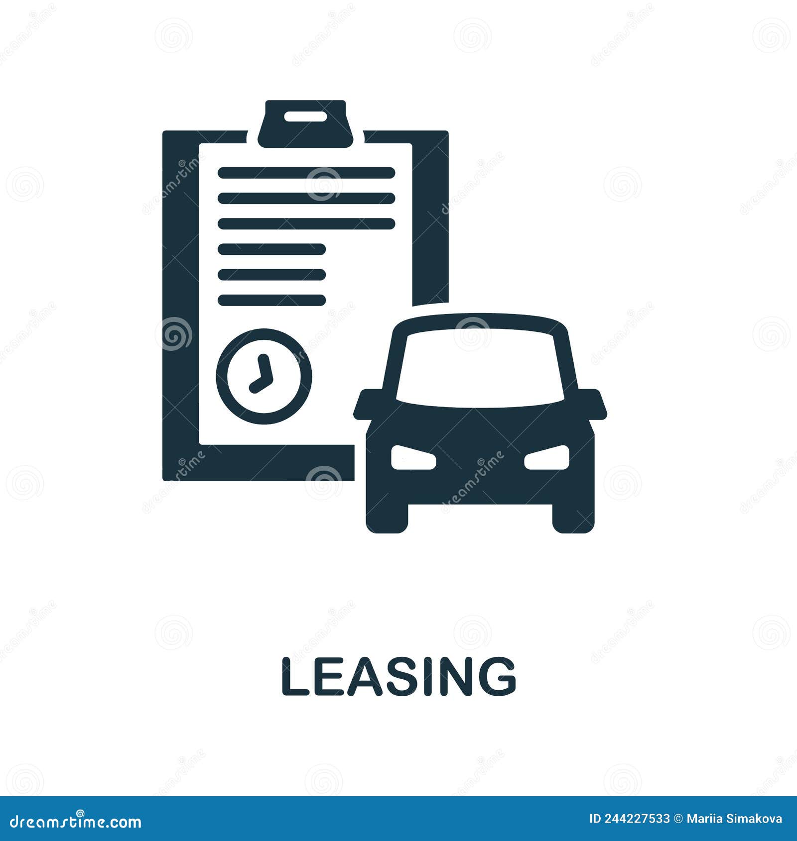 Leasing Icon. Monochrome Simple Leasing Icon for Templates, Web Design ...