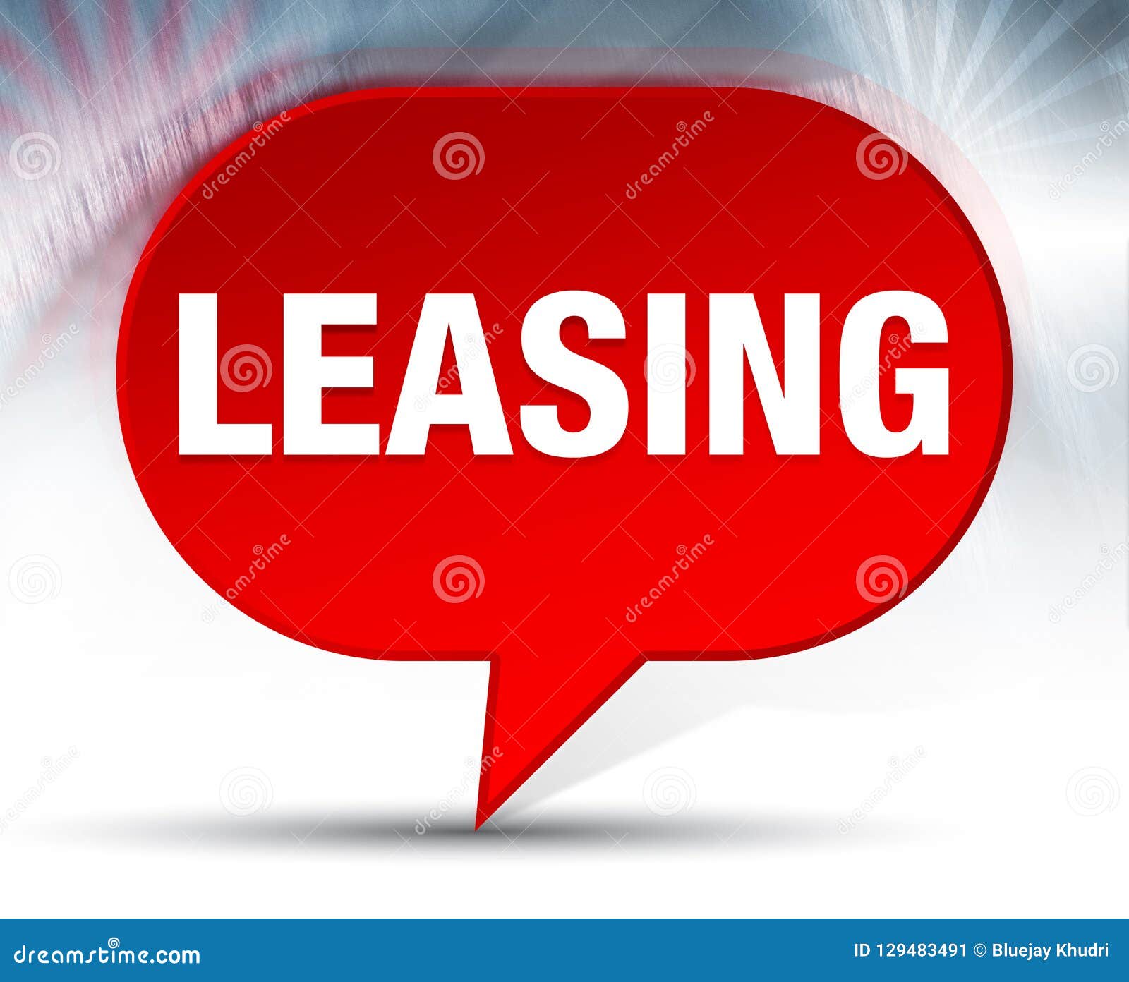 Leasing Red Bubble Background Stock Illustration - Illustration of ...