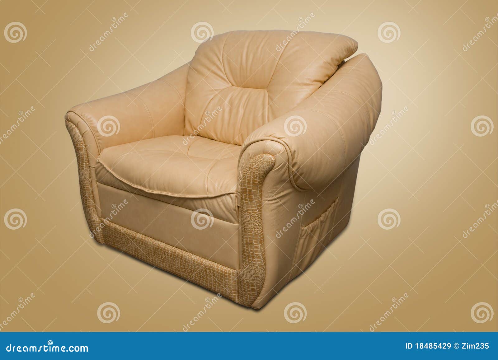 Leather armchair stock image. Image of decorating, victorian - 18485429