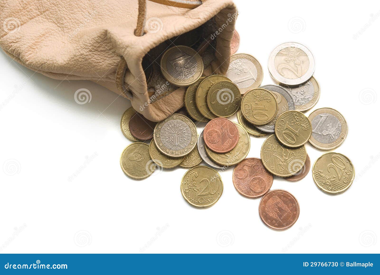 Coins Bag stock photo. Image of business, shopping, wealth - 29766730