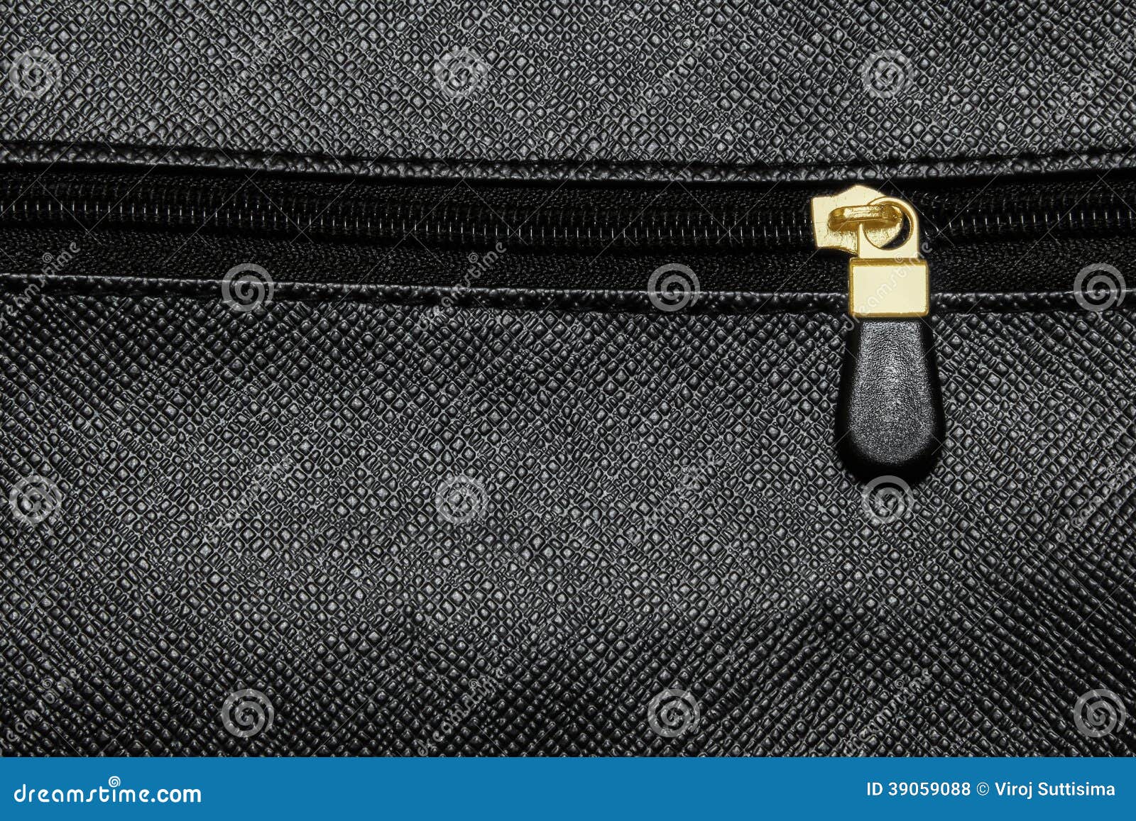 Leather bag zipper stock photo. Image of realistic, stitch - 39059088