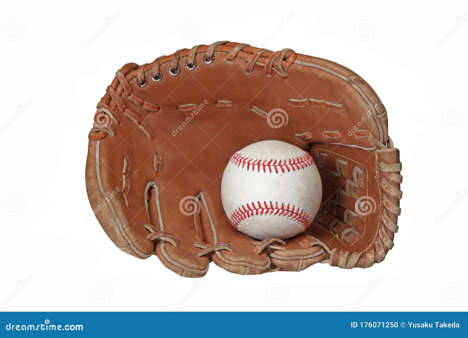 Leather baseball glove stock photo. Image of equipment - 176071250