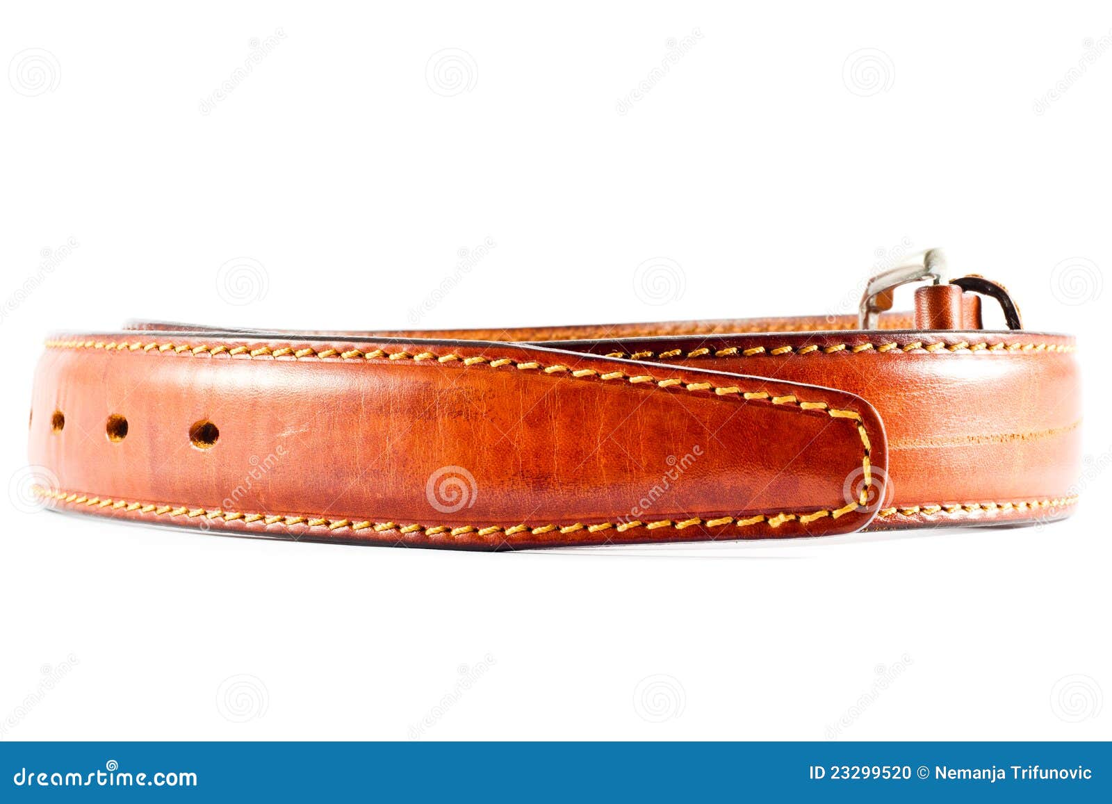 Leather Belt stock photo. Image of stylish, leather, brown - 23299520