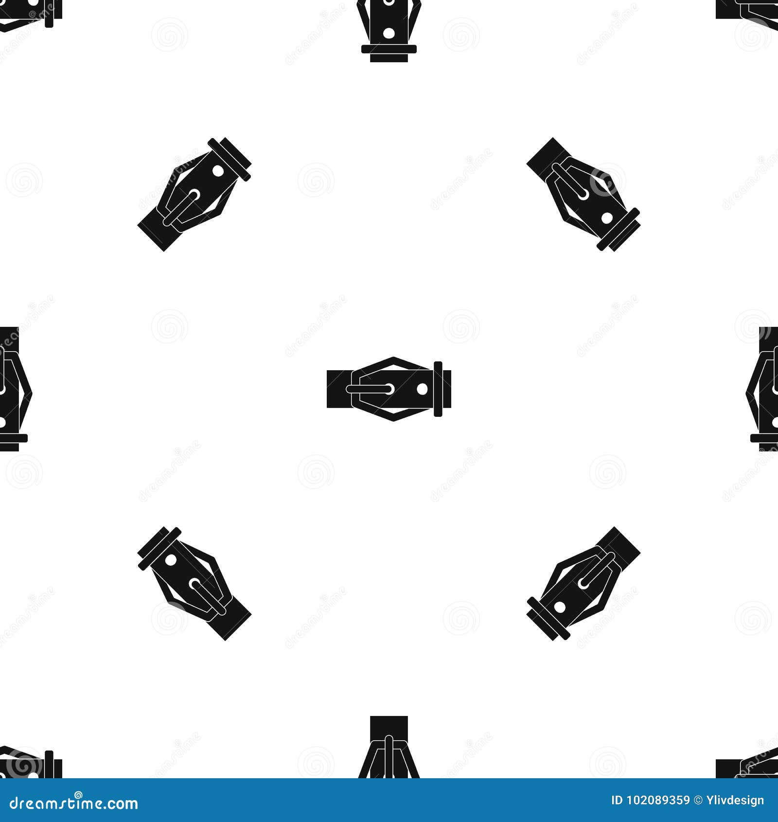 Leather Belt Pattern Seamless Black Stock Vector - Illustration of ...