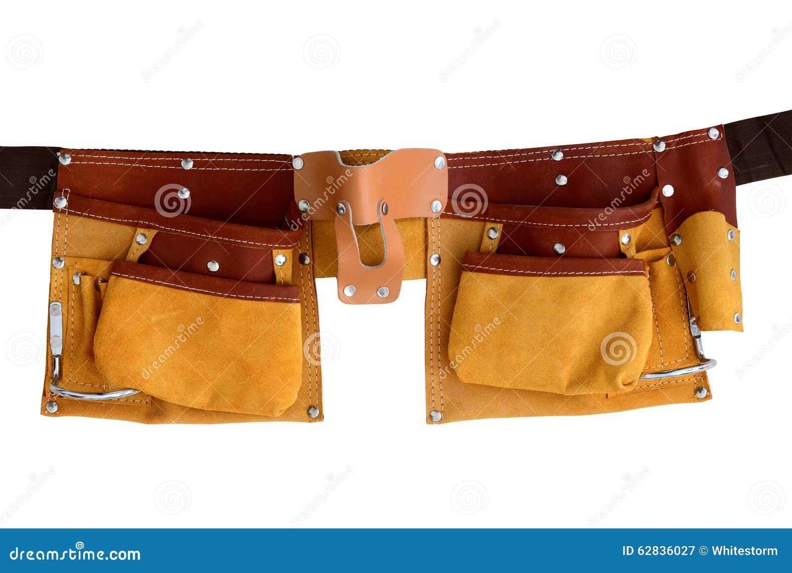 Leather belt for tools stock image. Image of leather - 62836027