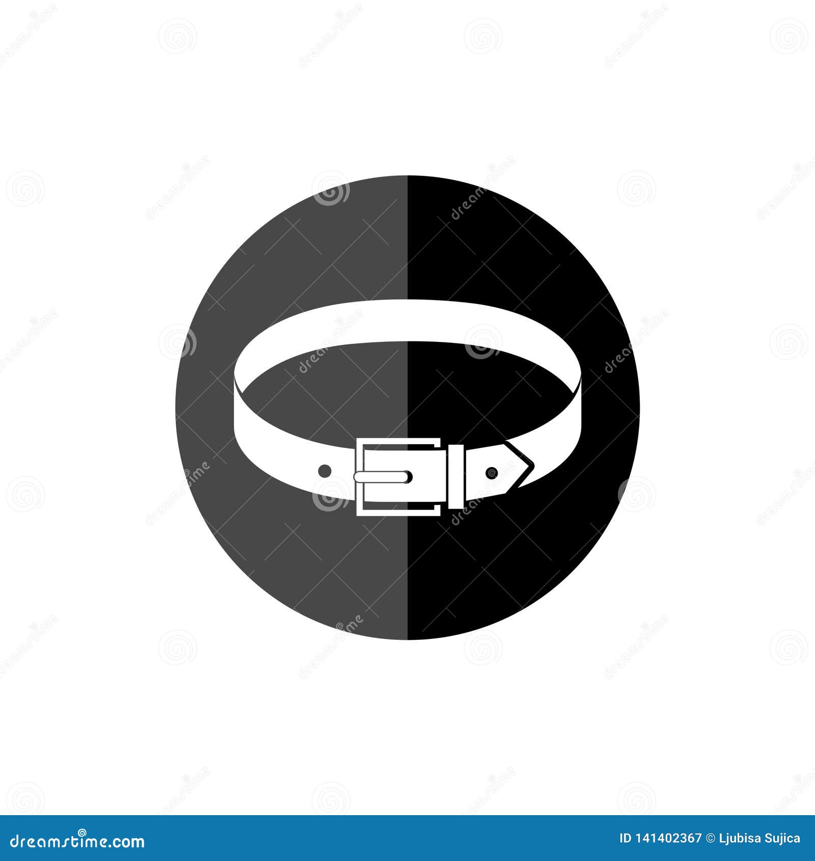 Leather Belts icon stock vector. Illustration of collection - 141402367