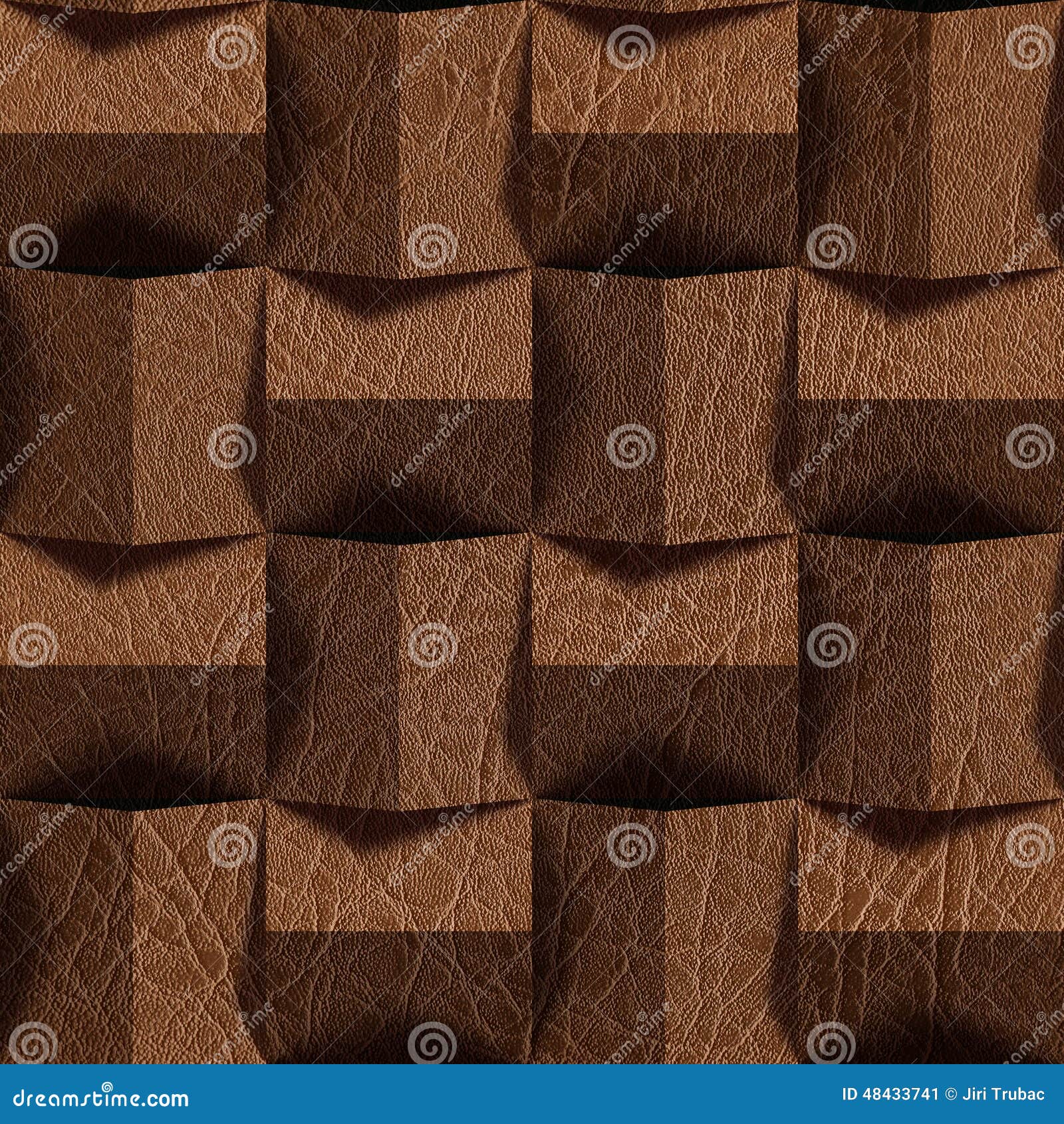 Leather Blocks Stacked for Seamless Background Stock Illustration ...