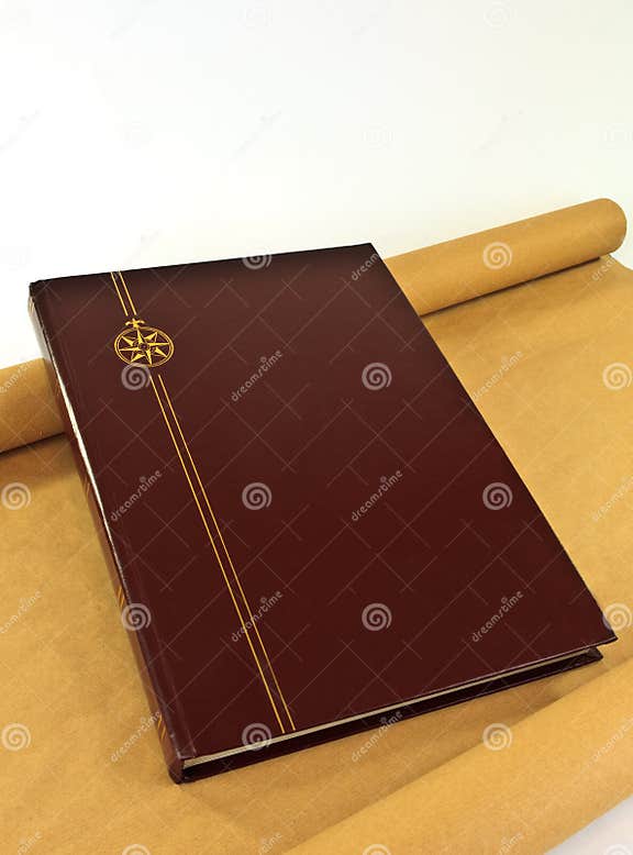 Leather Book stock photo. Image of striped, golden, brown - 28223516