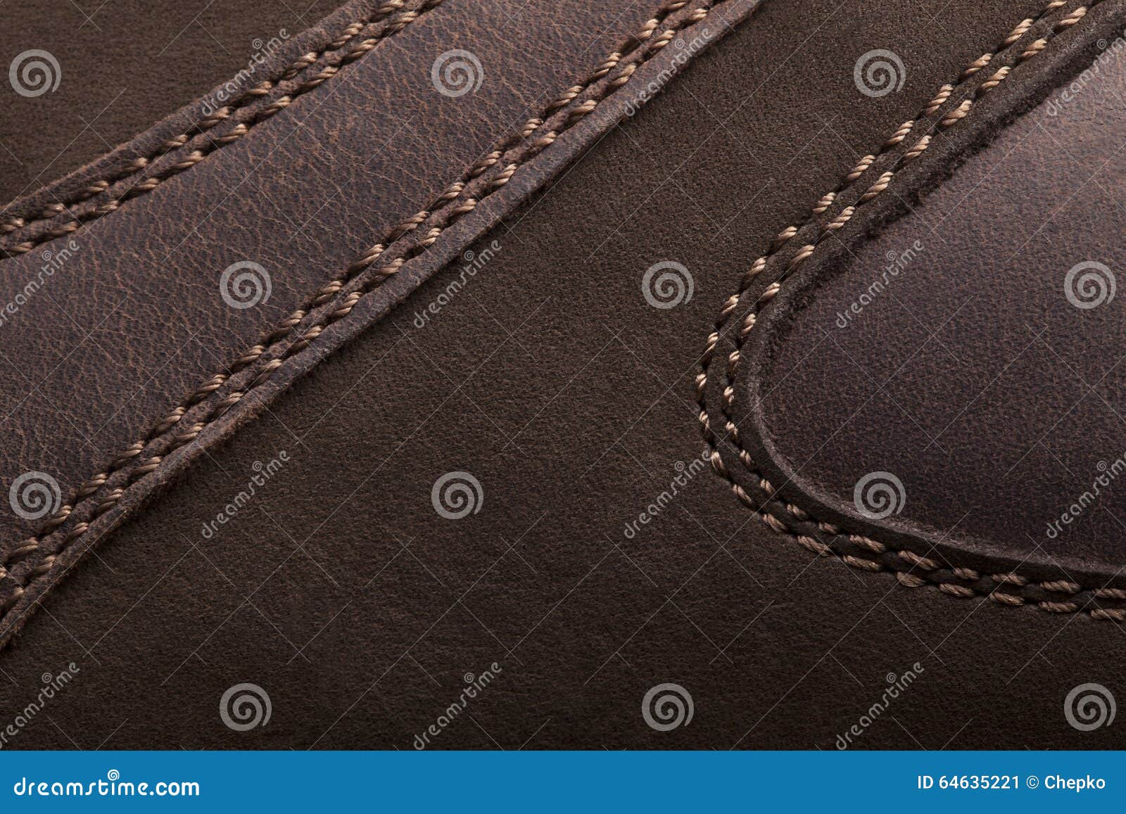 Leather Boots Stitched Thread Stock Image - Image of clothing, material ...