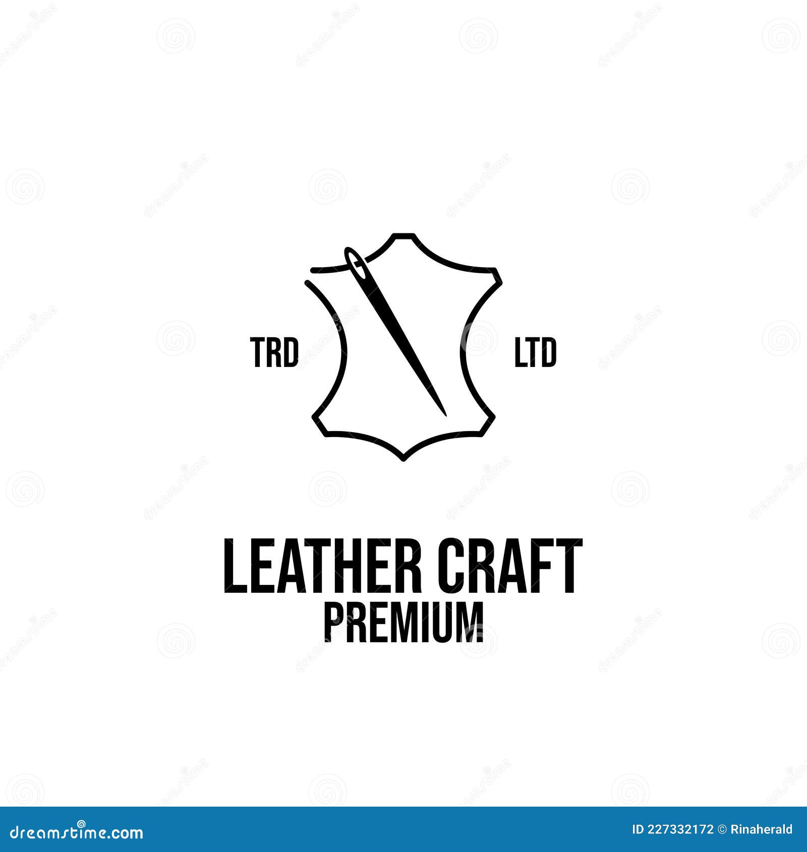 Leather Craft Logo Icon Design Stock Vector - Illustration of icon ...