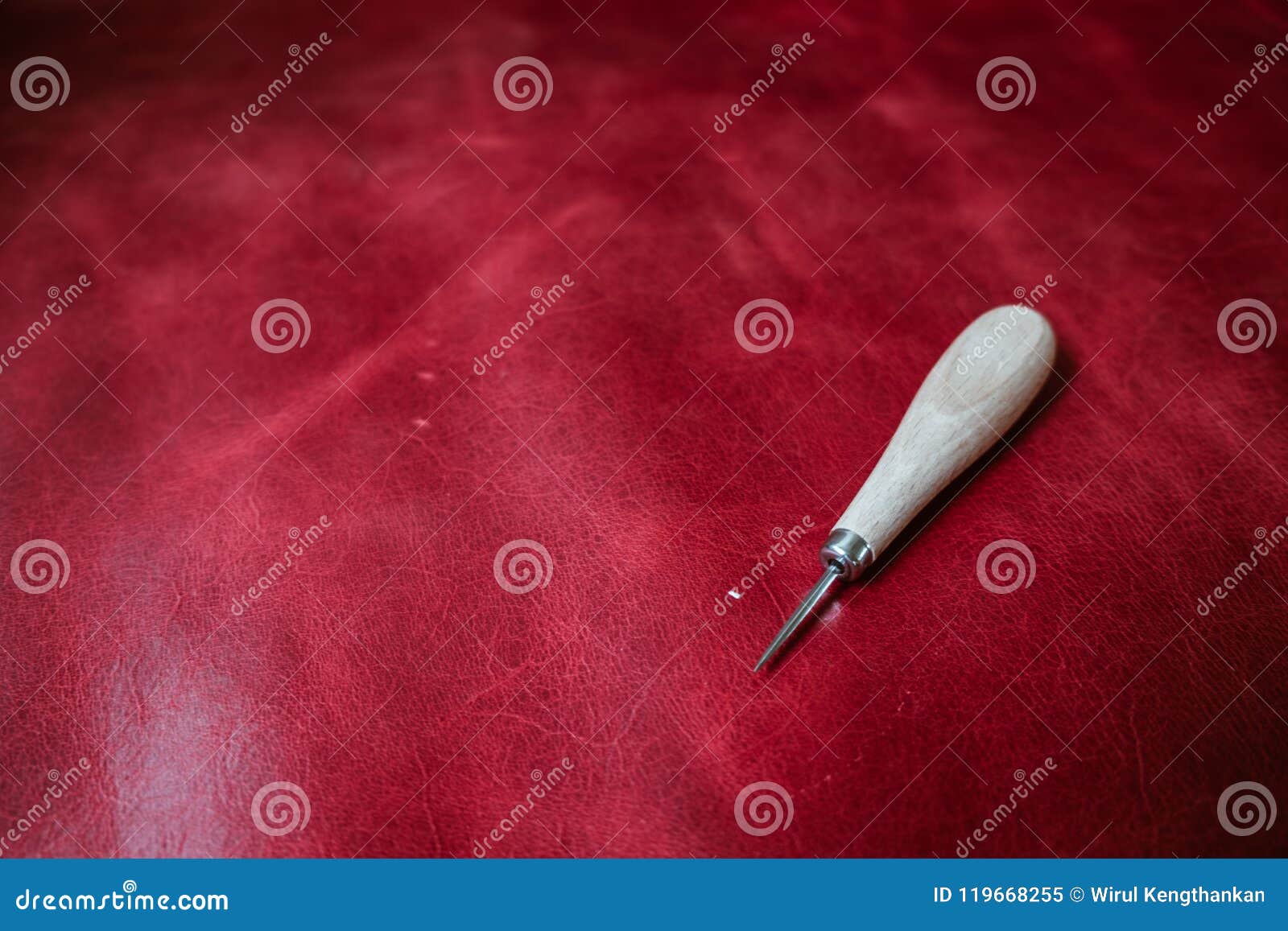 Leather Craft and Leather Working Tools , Diamond Awl Stock Image ...