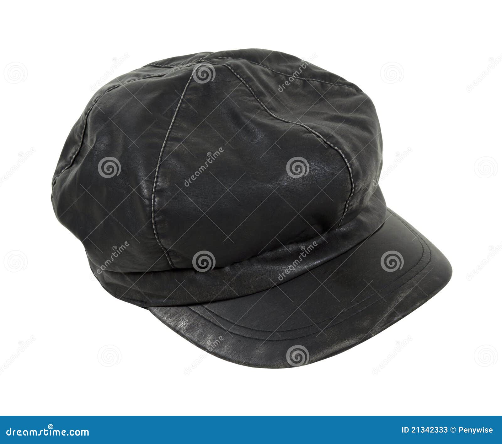 Leather Driving Cap stock image. Image of baseball, masculine - 21342333