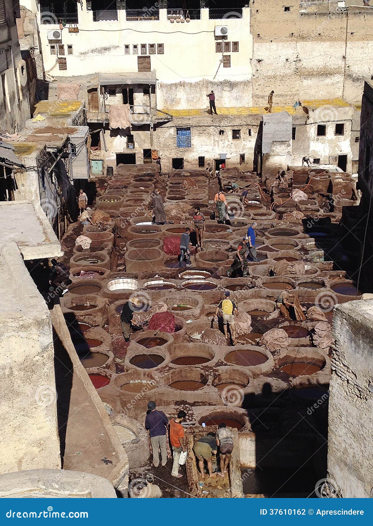 Leather Factory in Fez - Marocco Editorial Photography - Image of ...