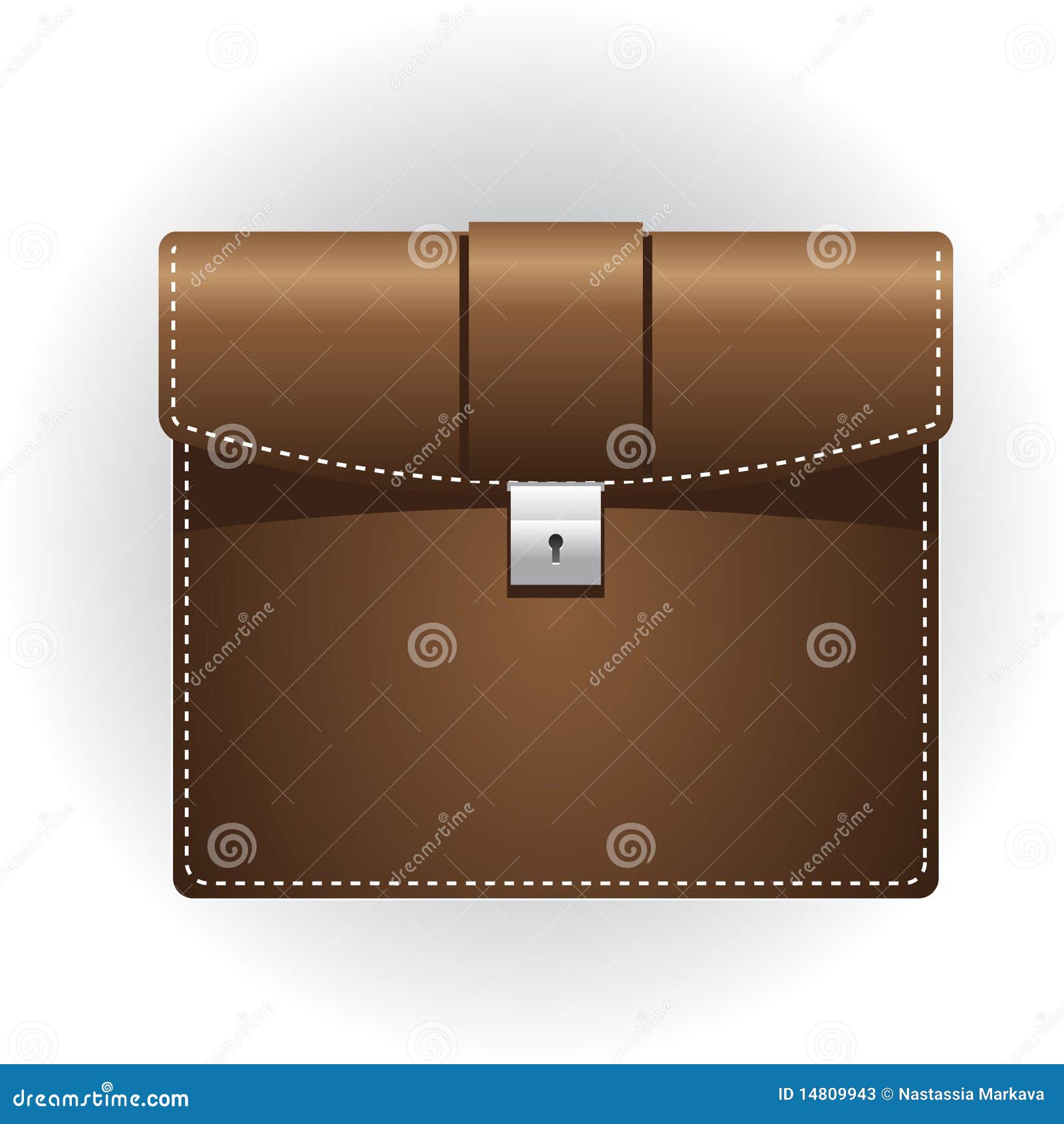 Leather folder stock vector. Illustration of carry, backdrop - 14809943