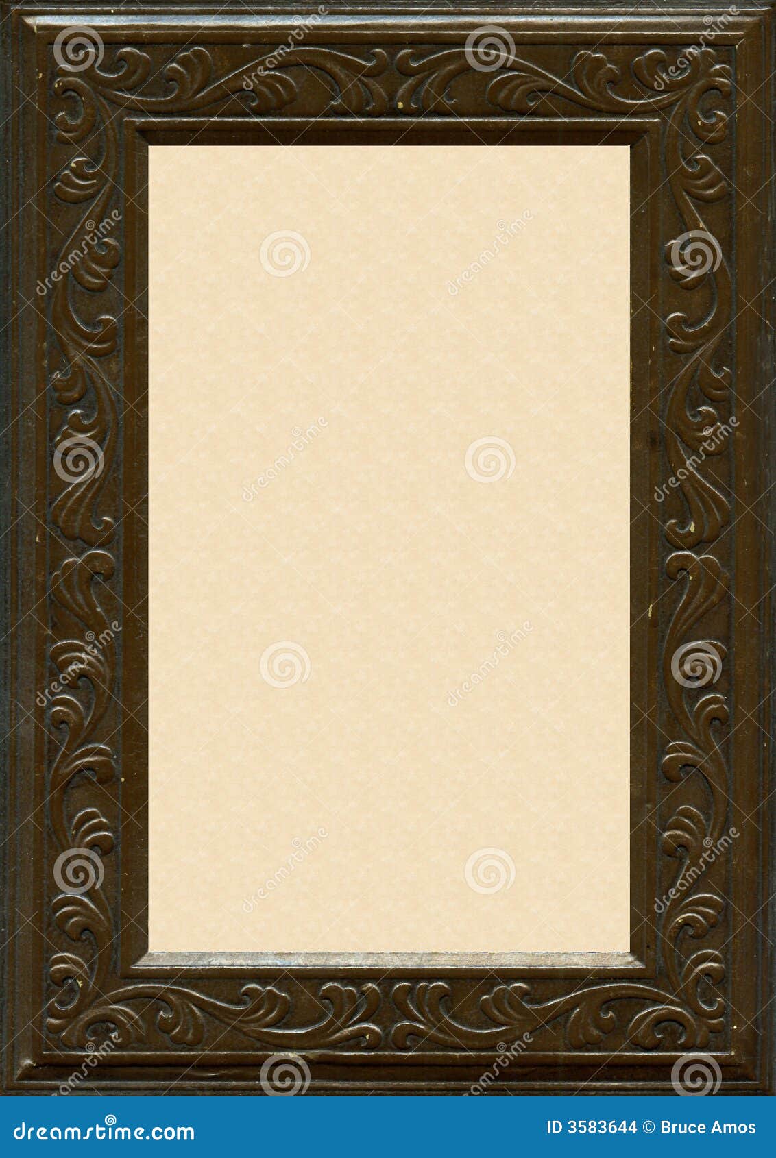 Leather frame stock photo. Image of paper, view, surface - 3583644