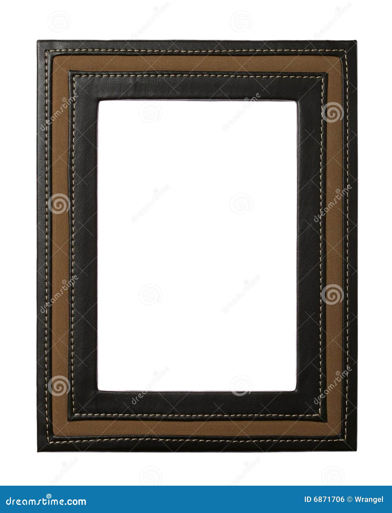 Leather Frame stock photo. Image of antique, element, design - 6871706