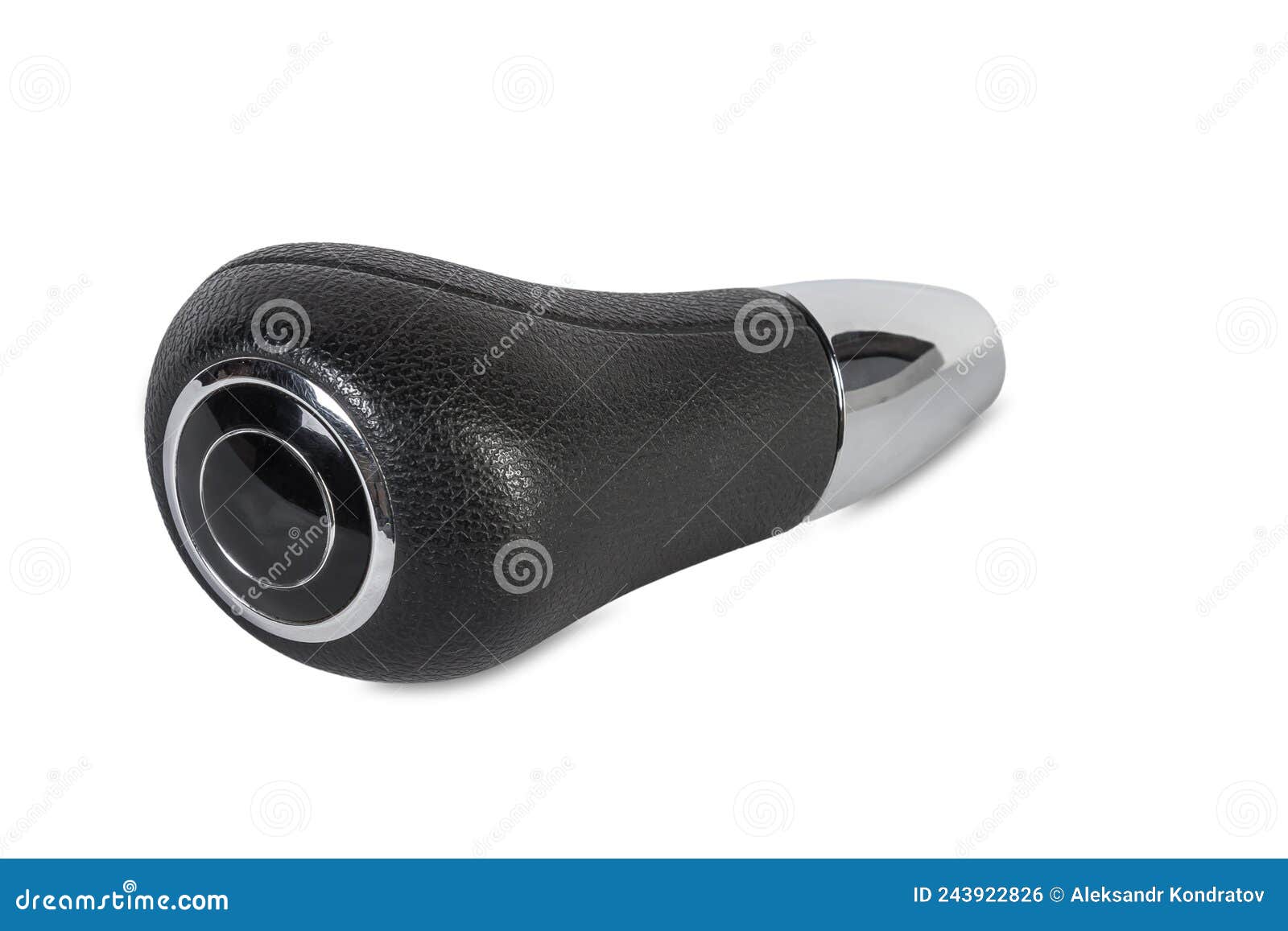 Leather Handle for Shifting Automatic Gears of the Car. Decorative ...