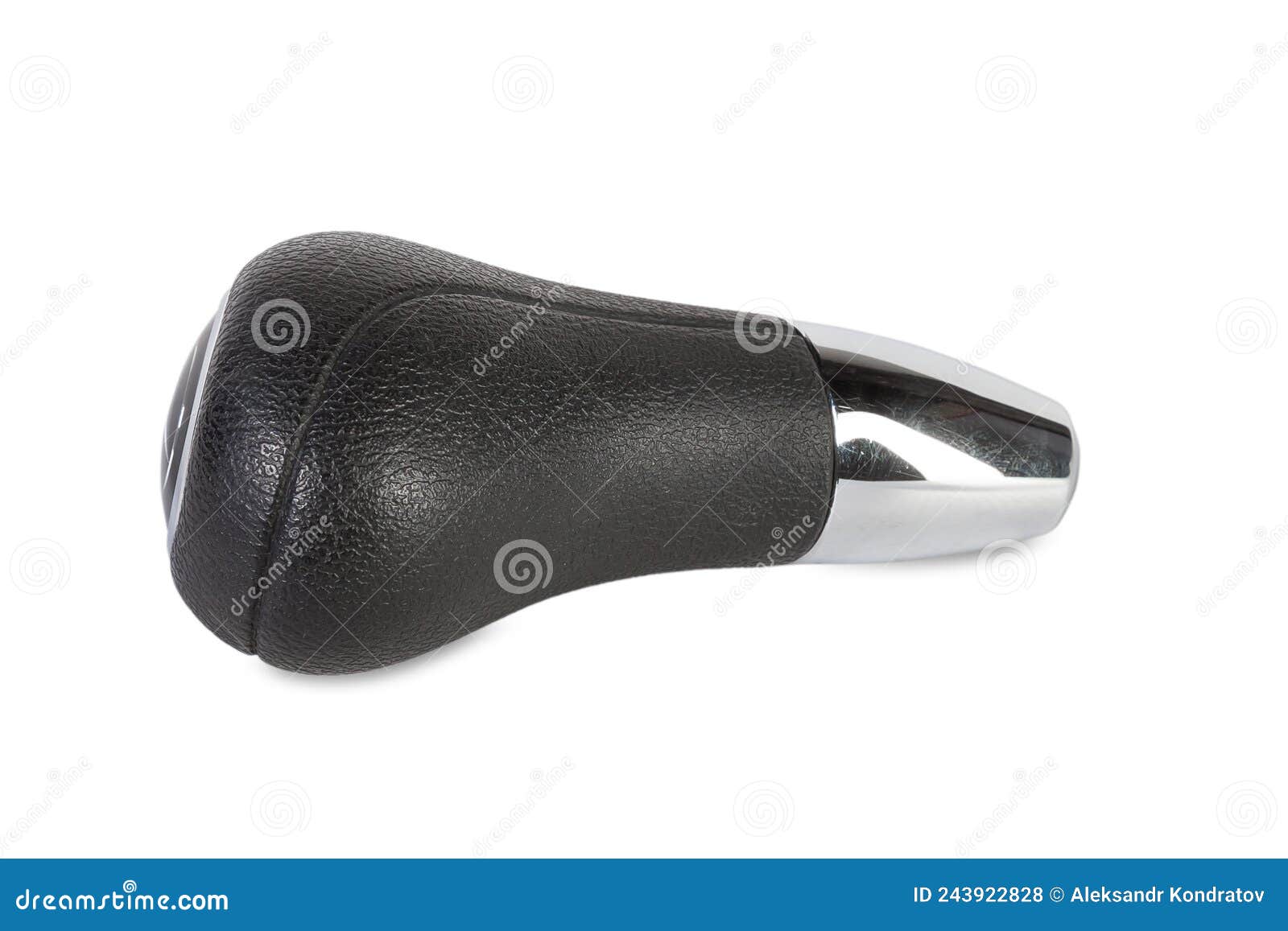 Leather Handle for Shifting Automatic Gears of the Car. Decorative ...