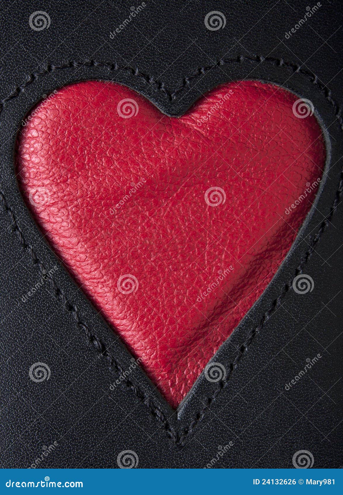 Leather Heart stock photo. Image of macro, gamble, valentines - 24132626