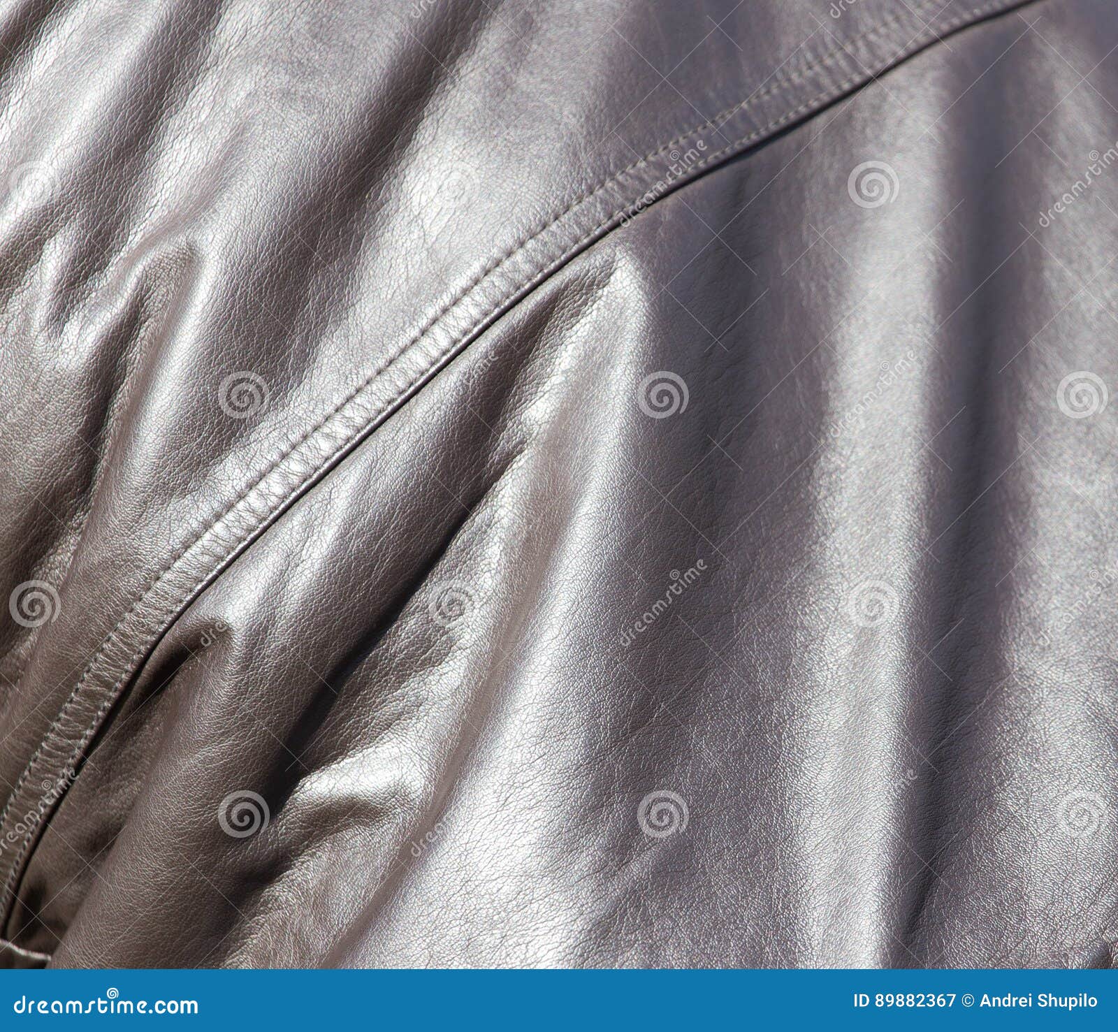 Leather Jacket As a Background Stock Image - Image of biker, material ...