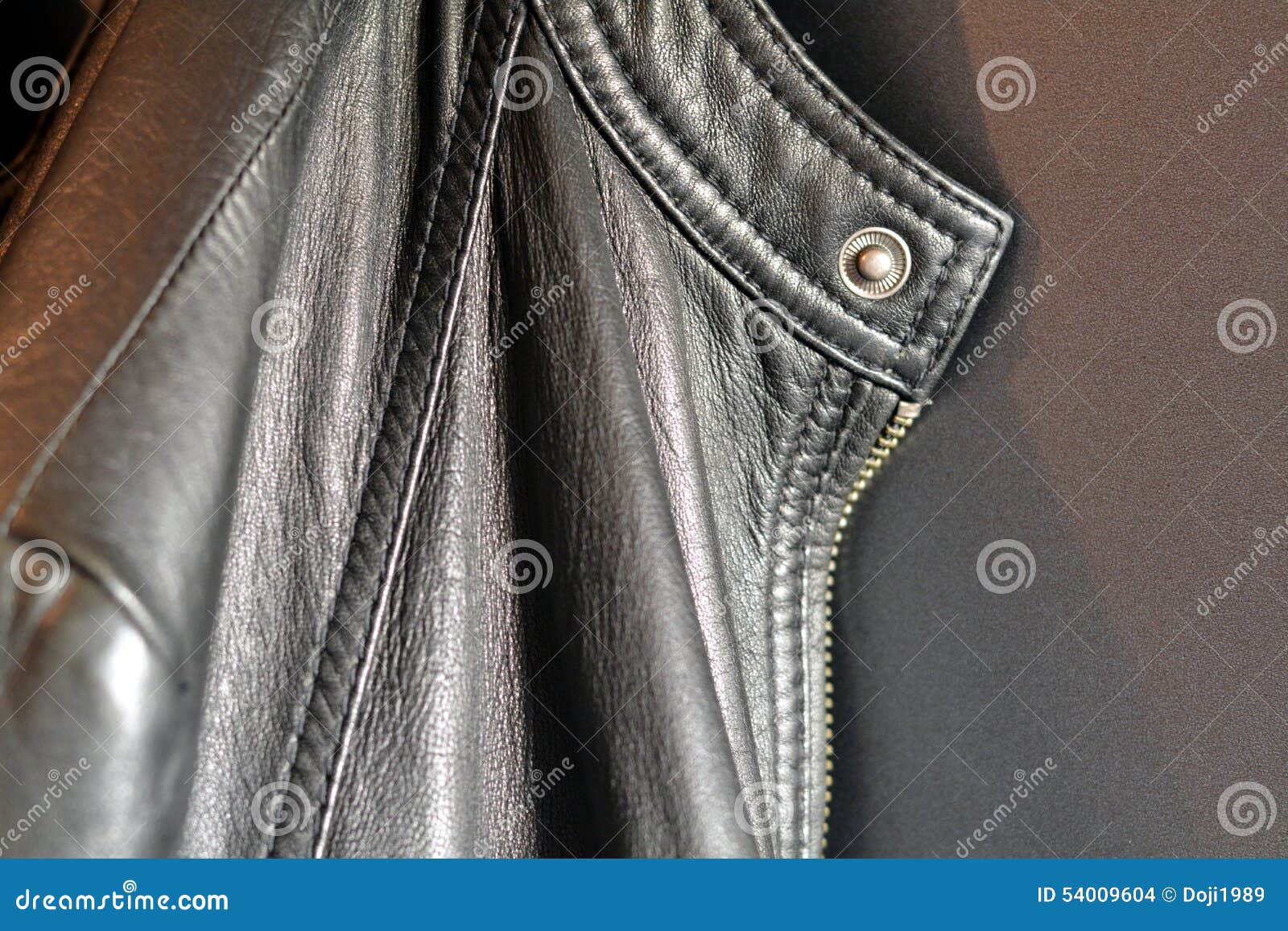 Leather jacket stock photo. Image of handing, used, urban - 54009604