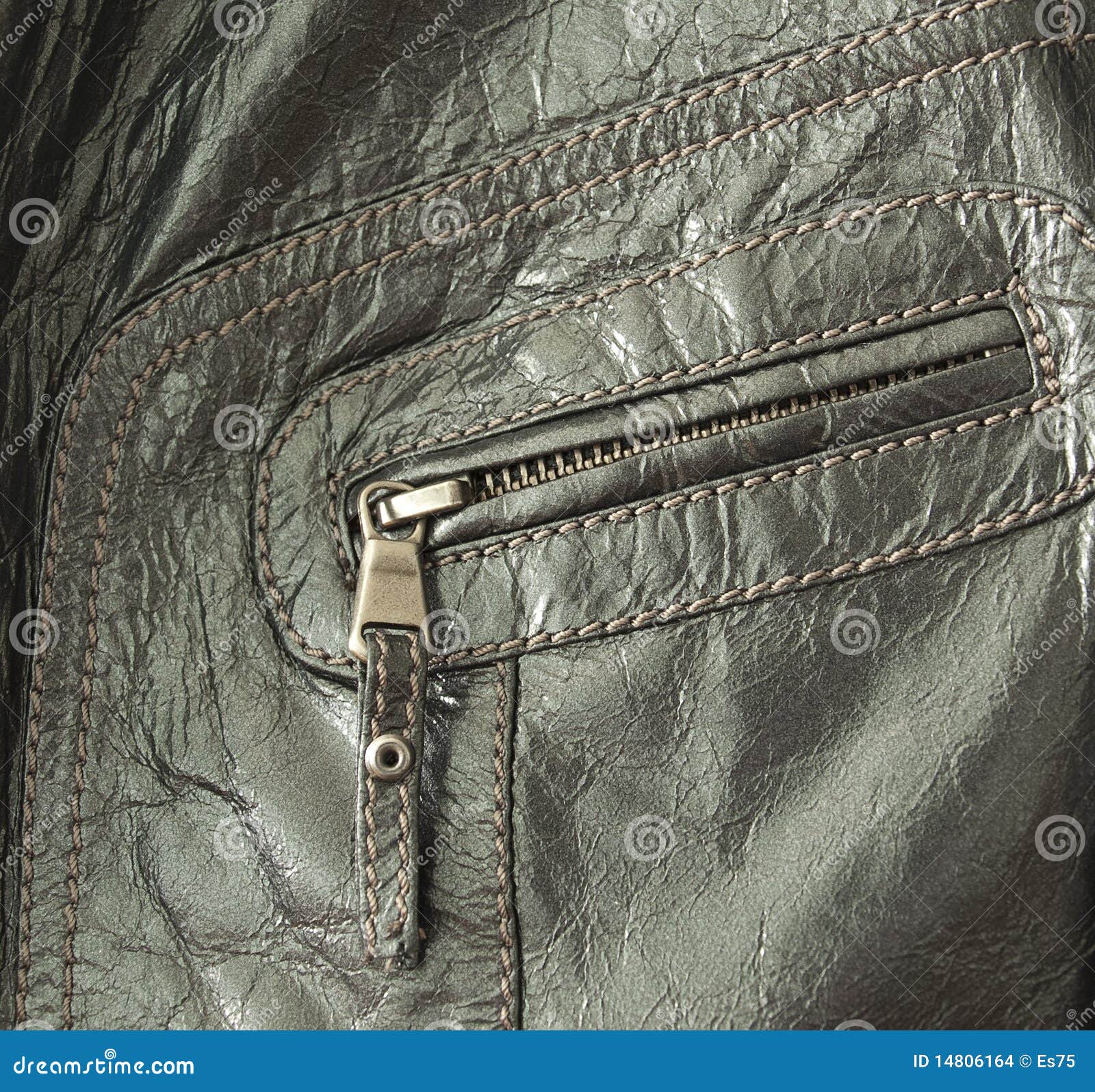 Leather jacket pocket stock photo. Image of pocket, casual - 14806164