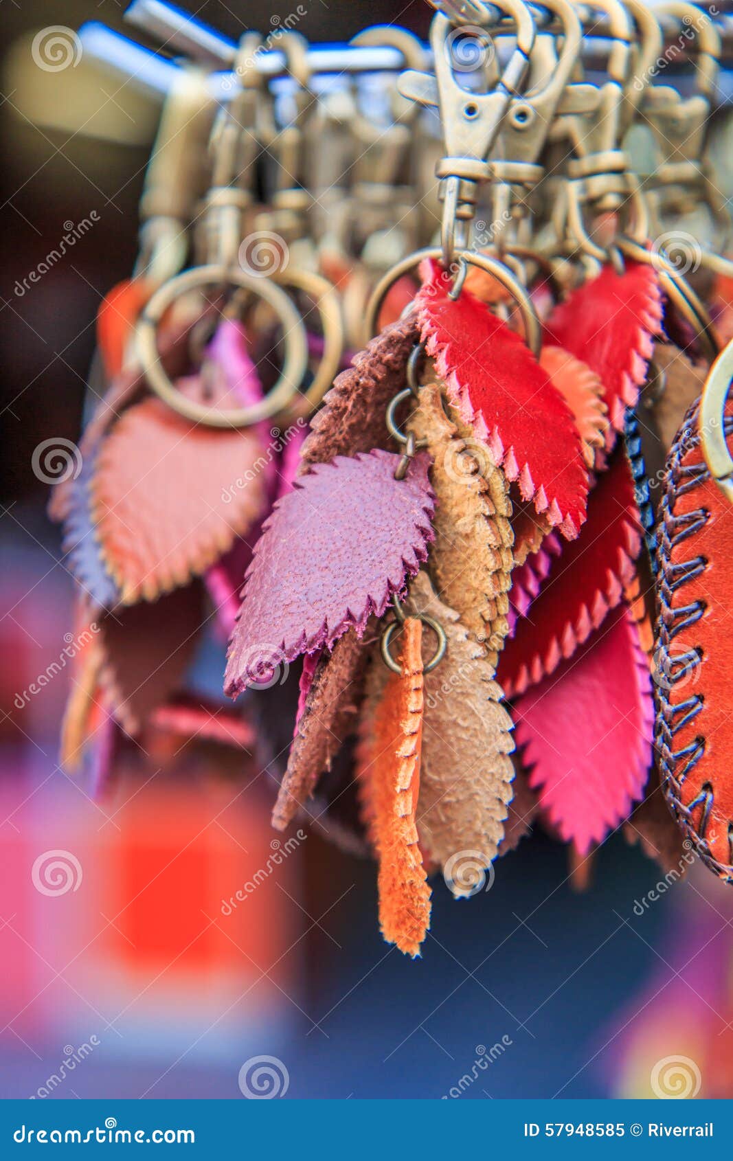 Leather key chain stock image. Image of idea, loop, keyring - 57948585