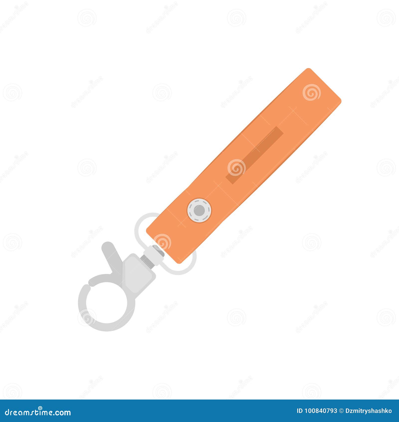 Leather key chain stock vector. Illustration of keychain - 100840793