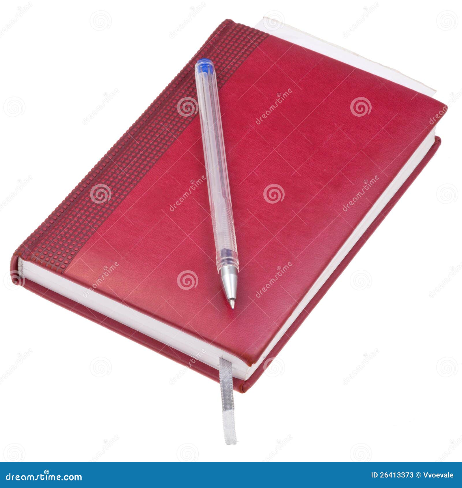 Leather Note Book with Old Blue Pen Stock Image - Image of white, paper ...