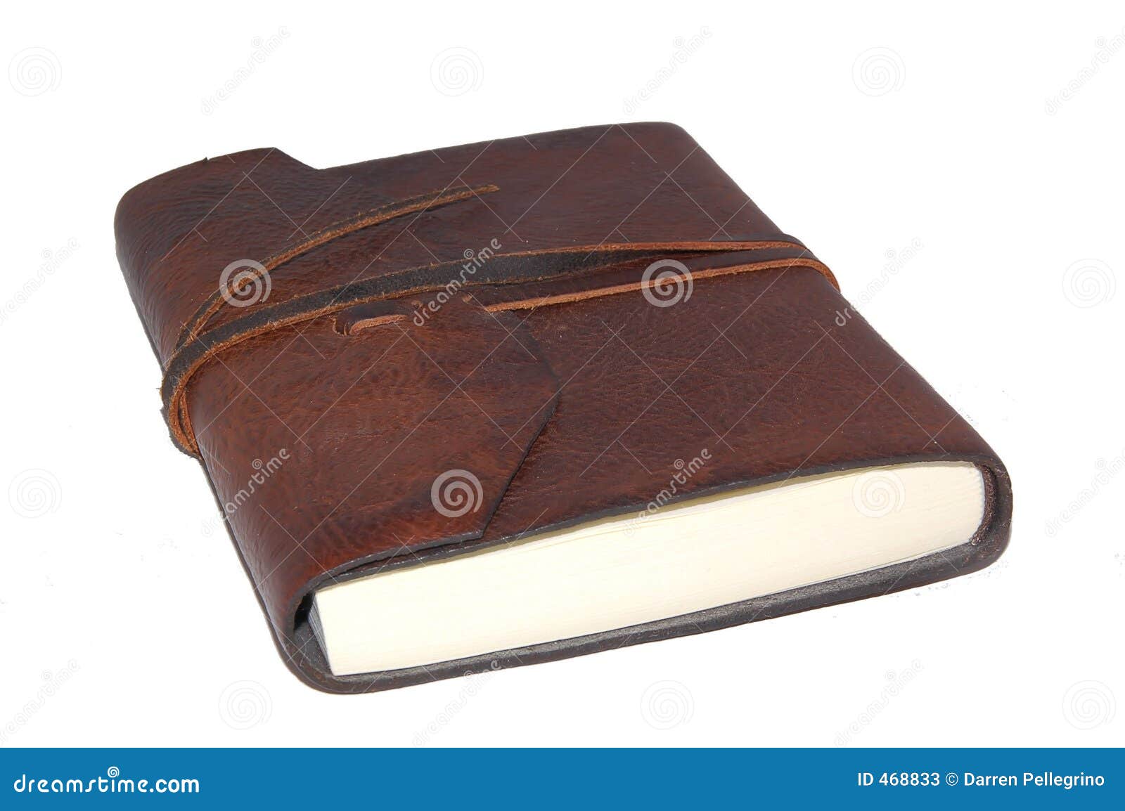 Leather Notebook stock image. Image of story, leather, worn - 468833