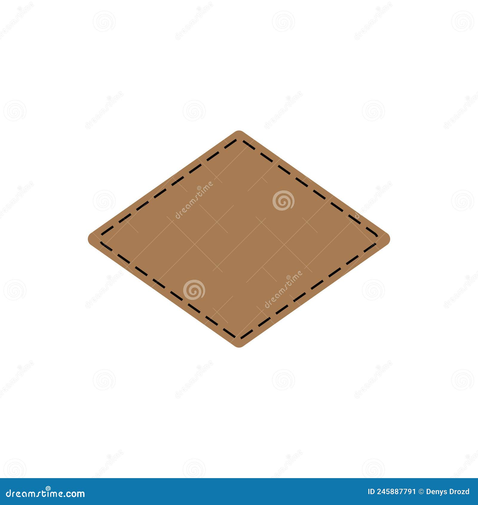 Leather Patch Icon Vector Set. Leather Pattern Illustration Sign ...