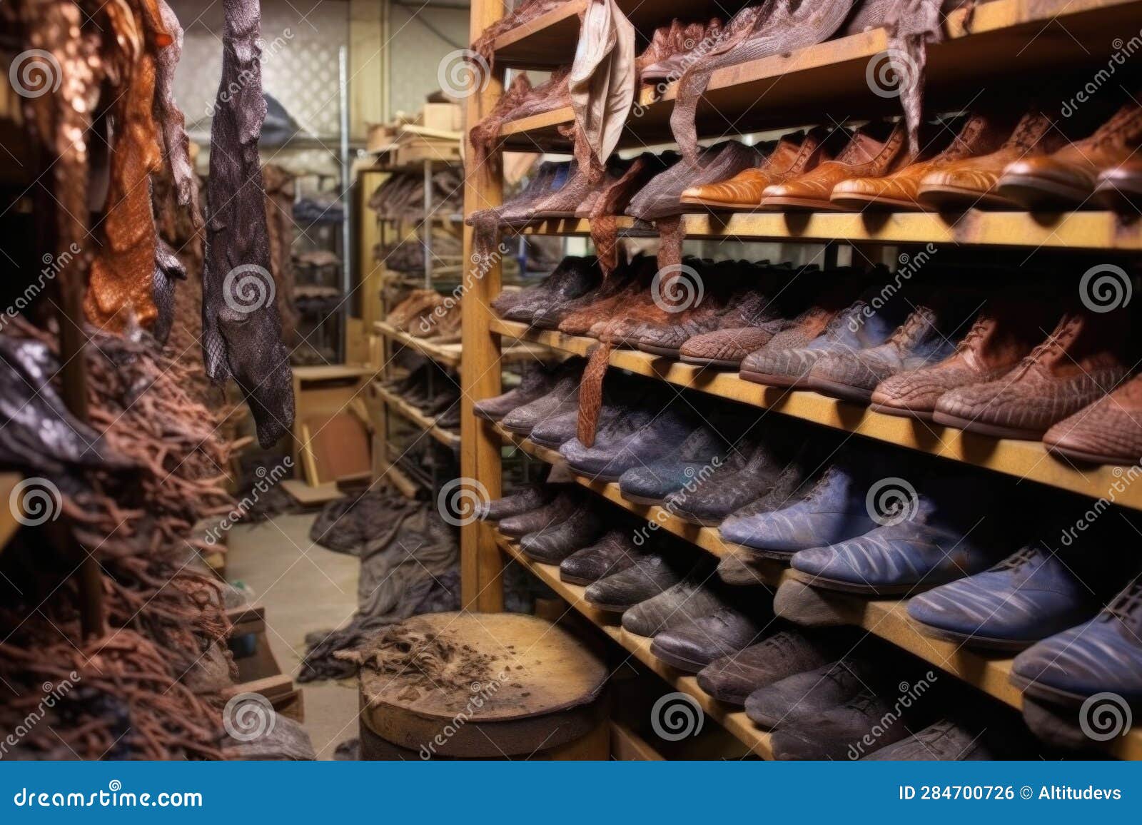 Leather Process for Boot Making Stock Photo - Image of craftsmanship ...
