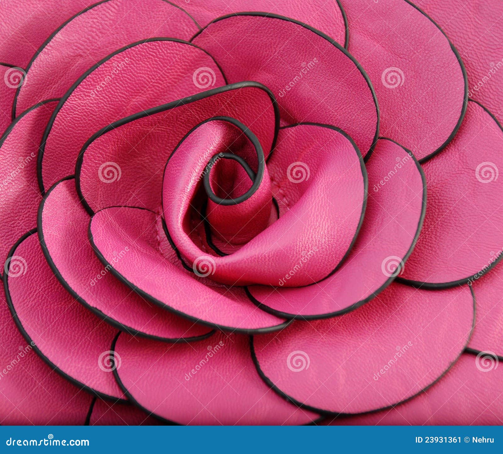 Leather rose stock image. Image of cowhide, beauty, modern - 23931361