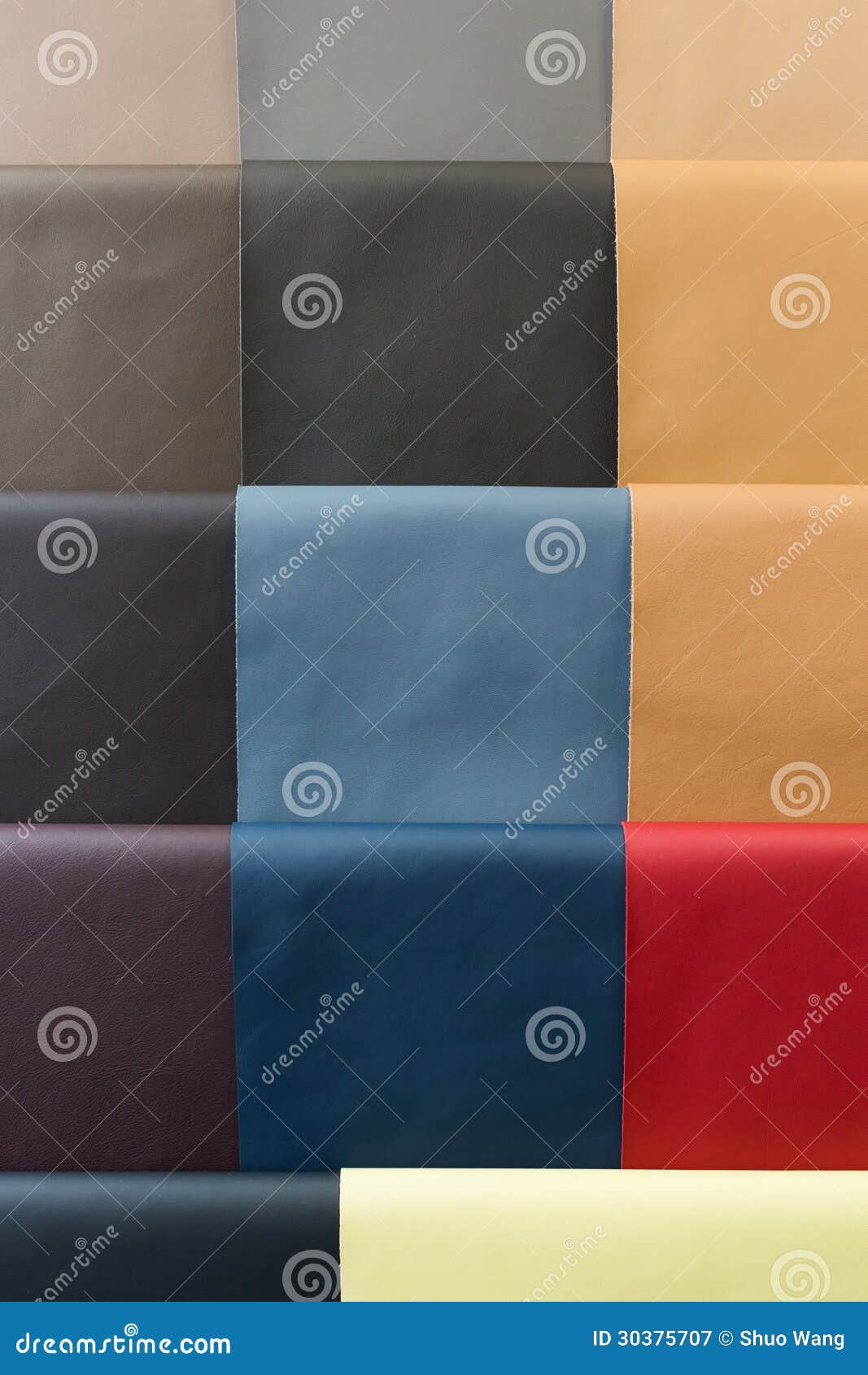 Leather samples stock image. Image of customtailor, brown - 30375707
