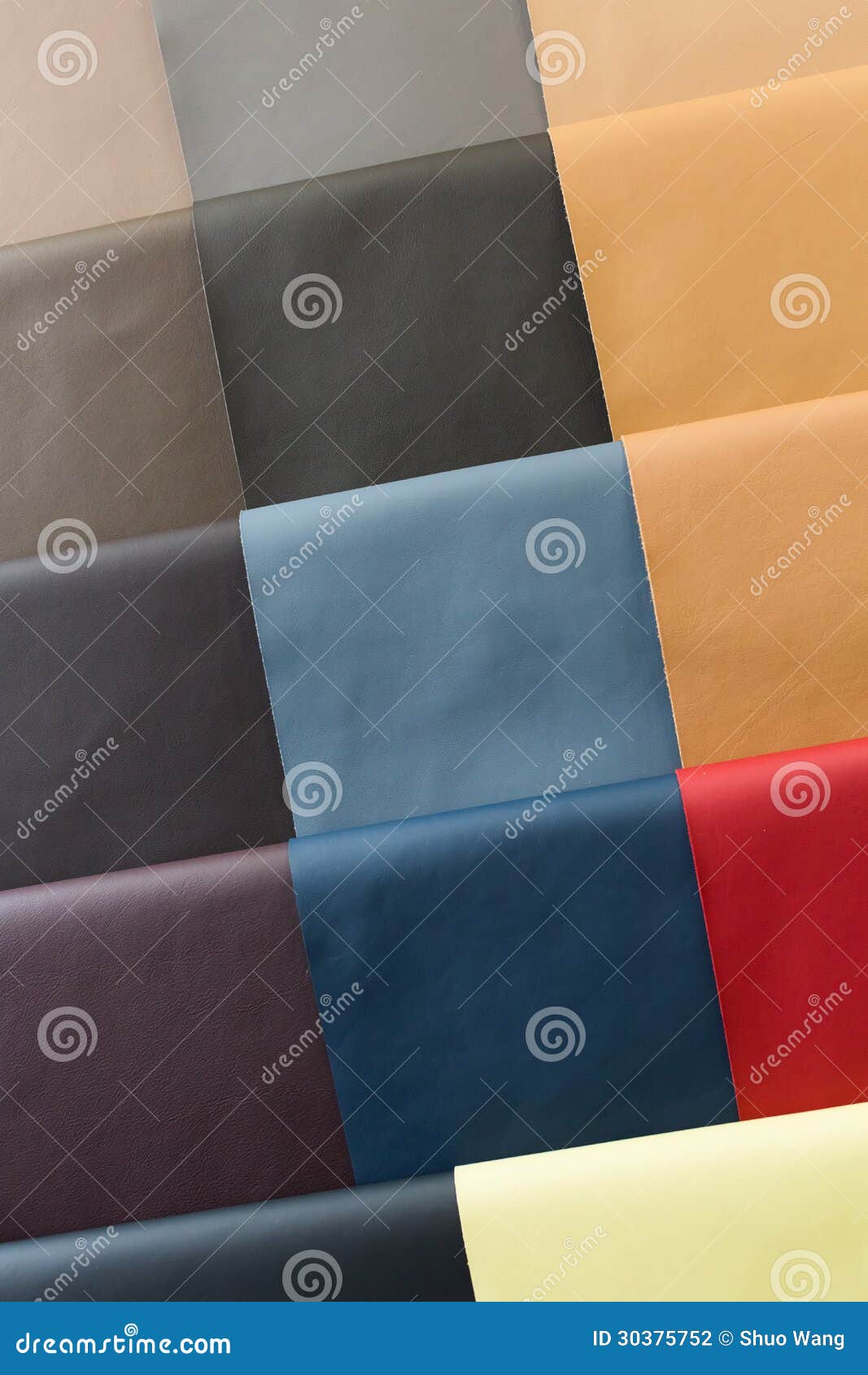 Leather samples stock photo. Image of cars, garage, colorful - 30375752