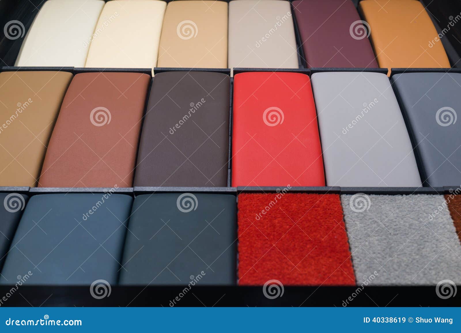 Leather samples stock image. Image of colorful, blue - 40338619