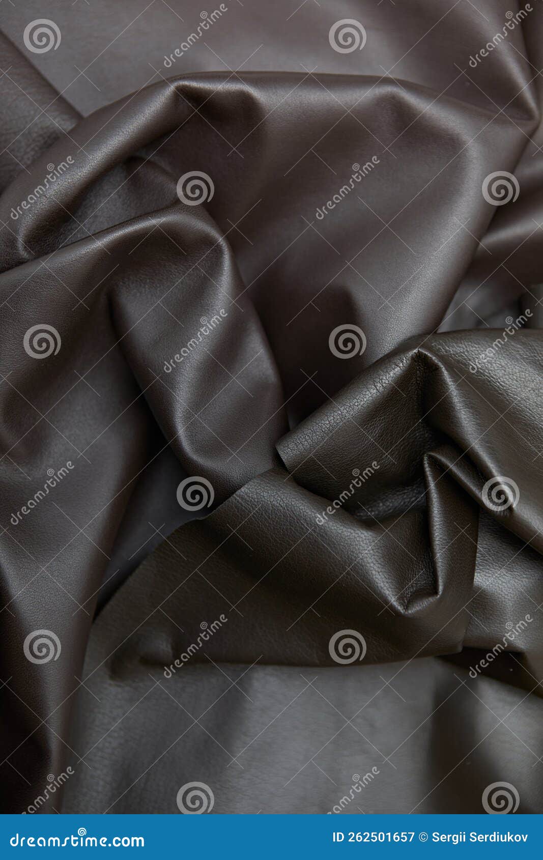 Leather Samples of Different Textures for Tailoring Stock Image - Image ...