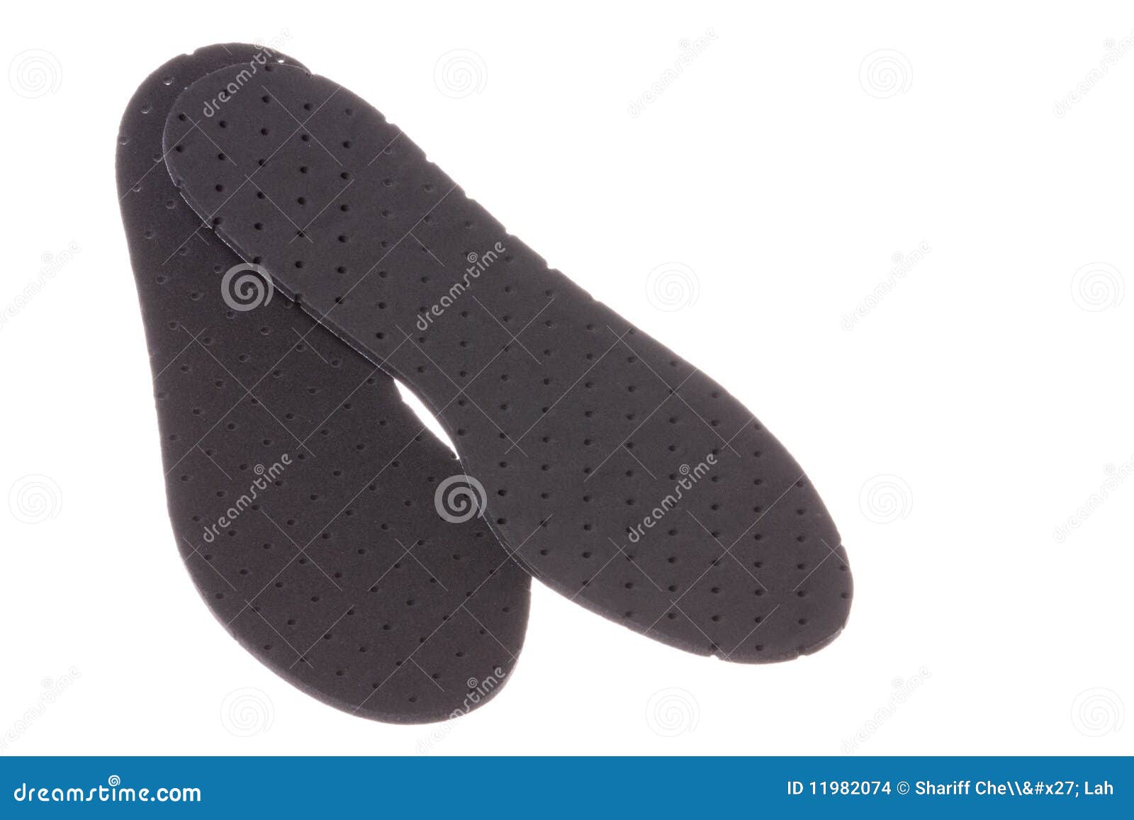 Leather Shoe Insole Padding Isolated Stock Photo - Image of macro ...