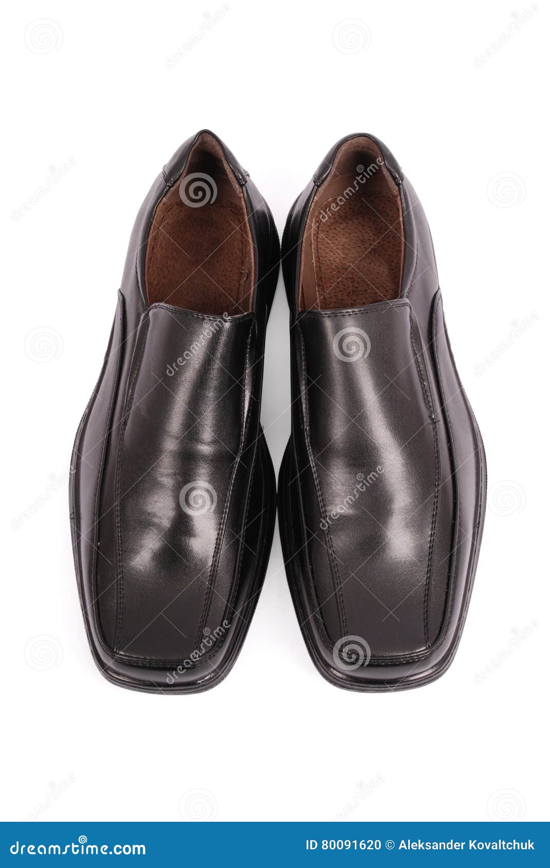 Leather Shoes for Men (Clipping Path) Stock Photo - Image of ...