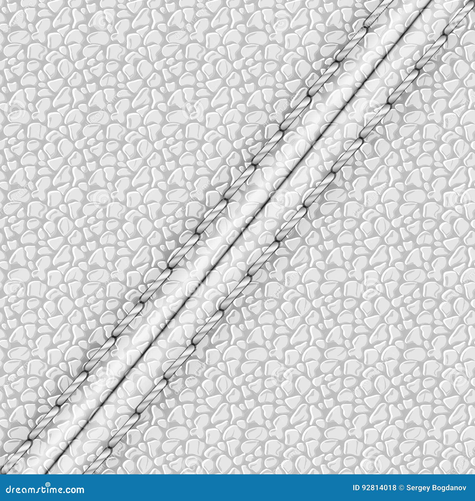 Leather with stitching stock vector. Illustration of square - 92814018