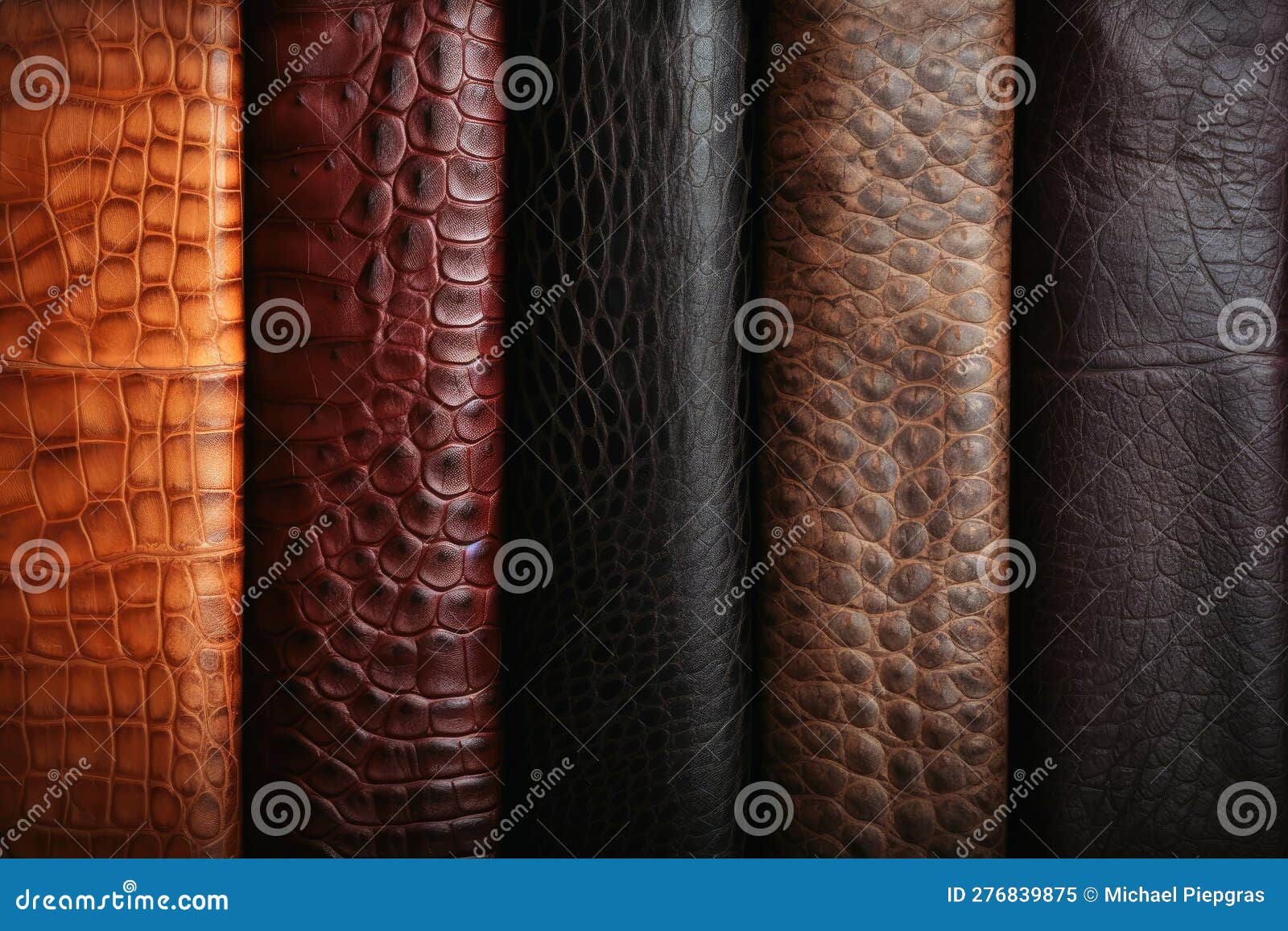 Leather Surface Texture in Different Colors Created with Generative AI ...