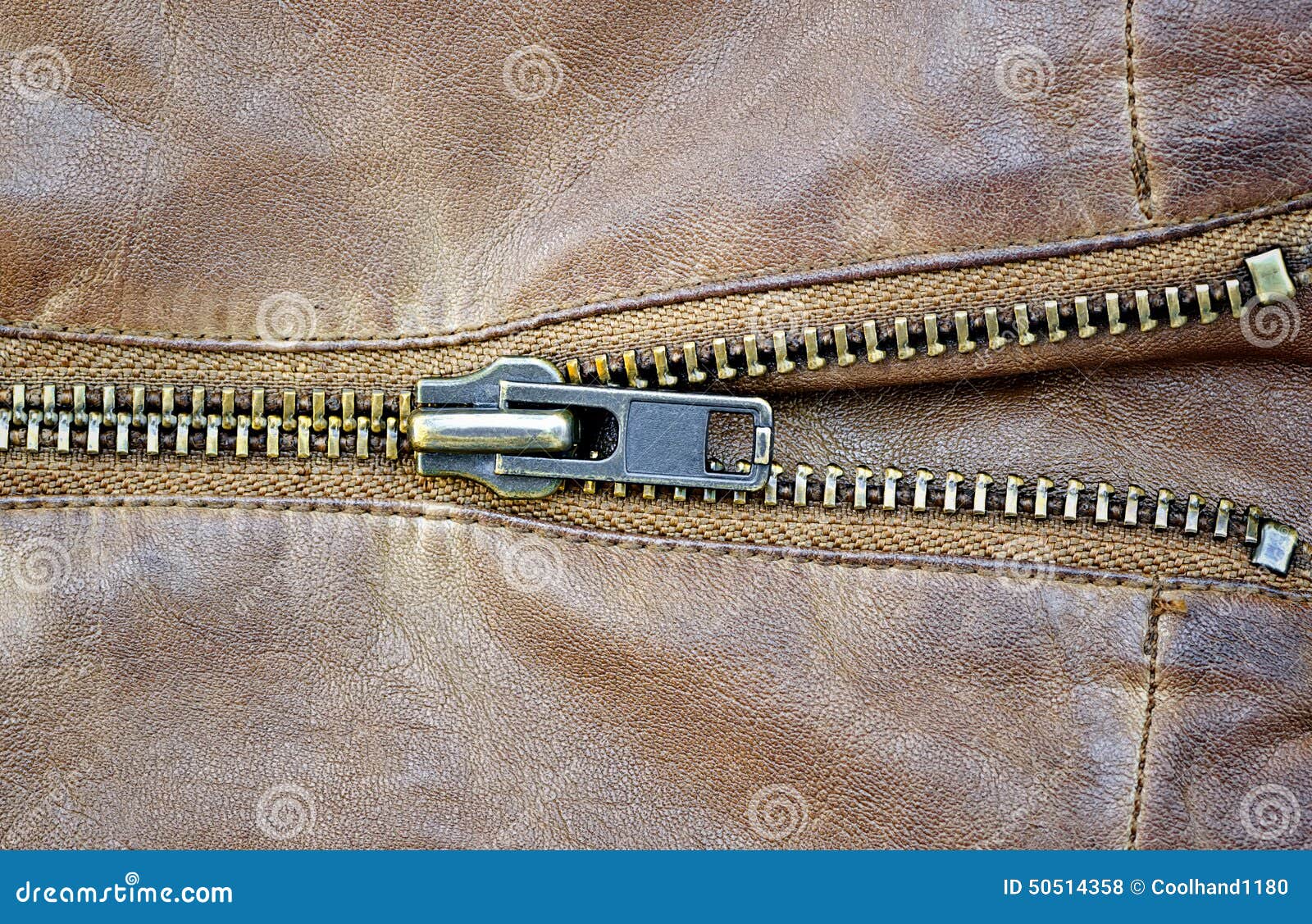 Leather texture and zipper stock photo. Image of coat - 50514358