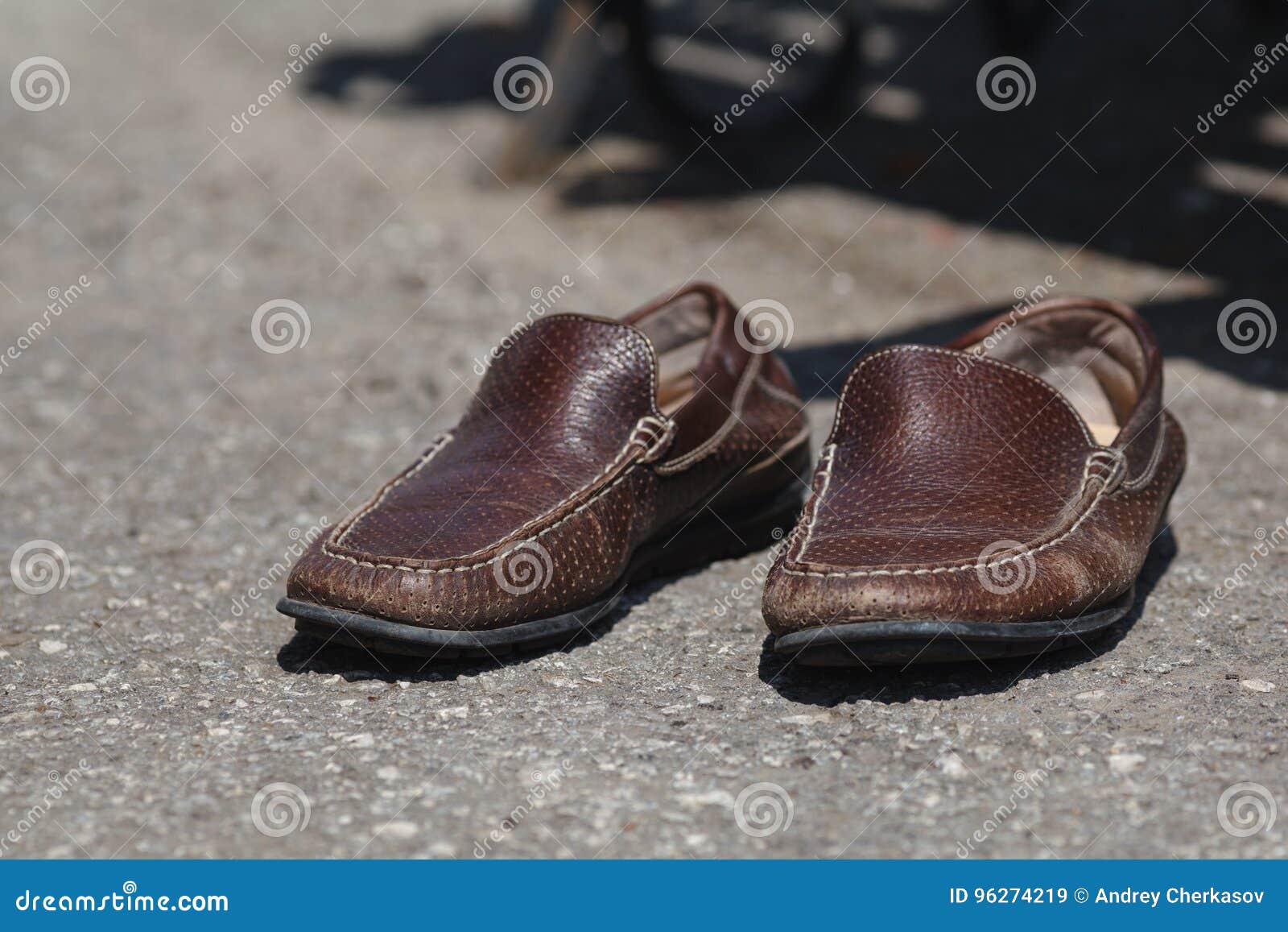 Leather top sider shoes stock image. Image of fashion - 96274219