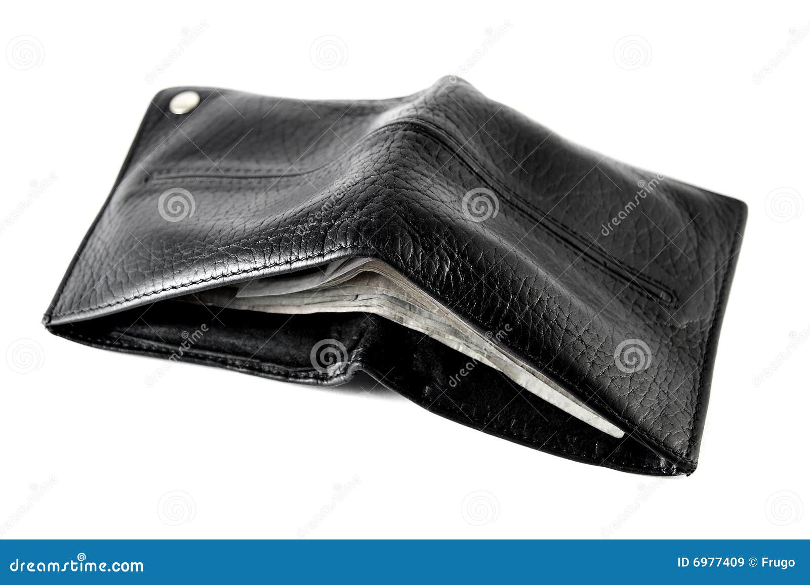Leather Wallet Stuffed with Cash Stock Image - Image of savings, note ...