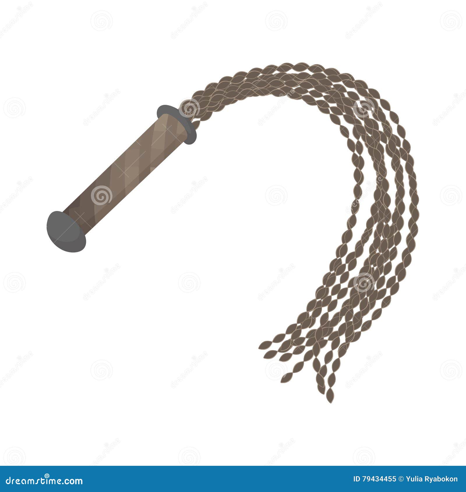 Leather Whip Icon, Cartoon Style Stock Vector - Illustration of kinky ...
