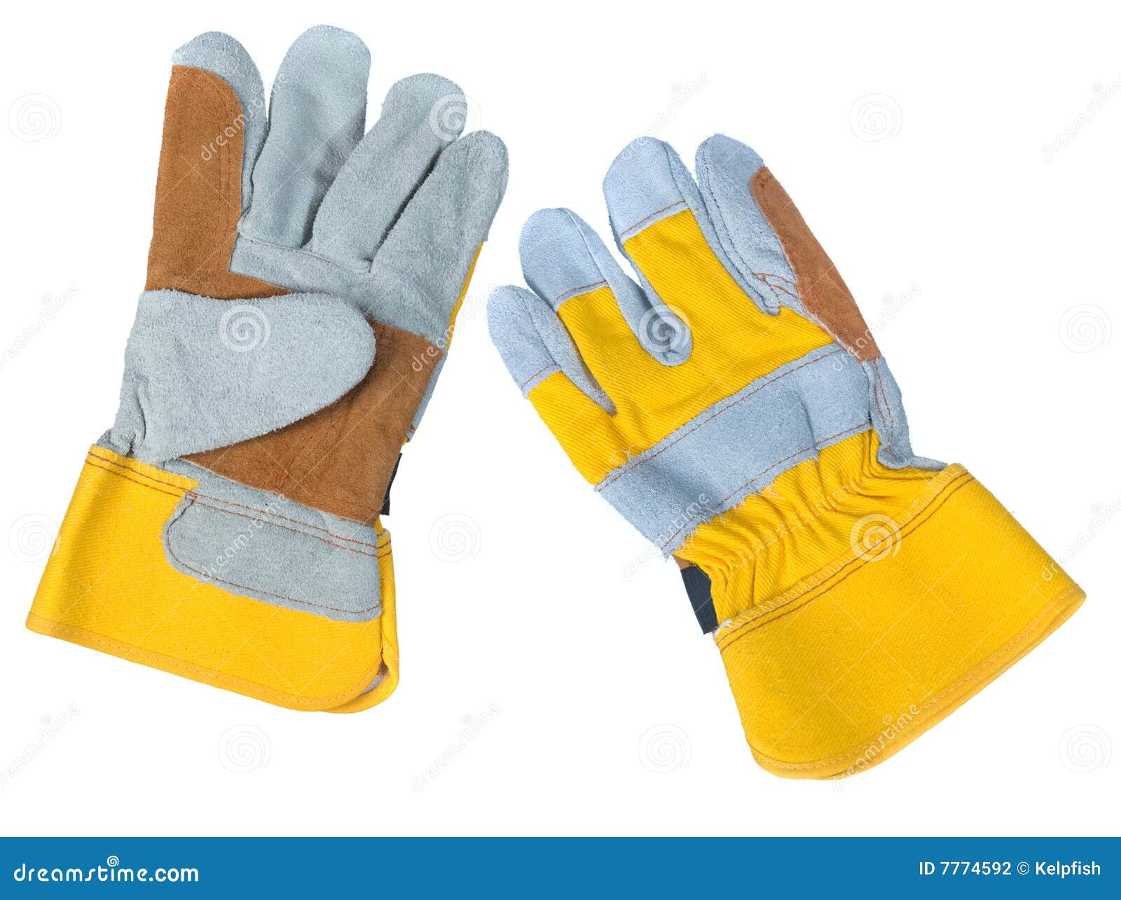 Leather work gloves stock photo. Image of horizontal, shot - 7774592