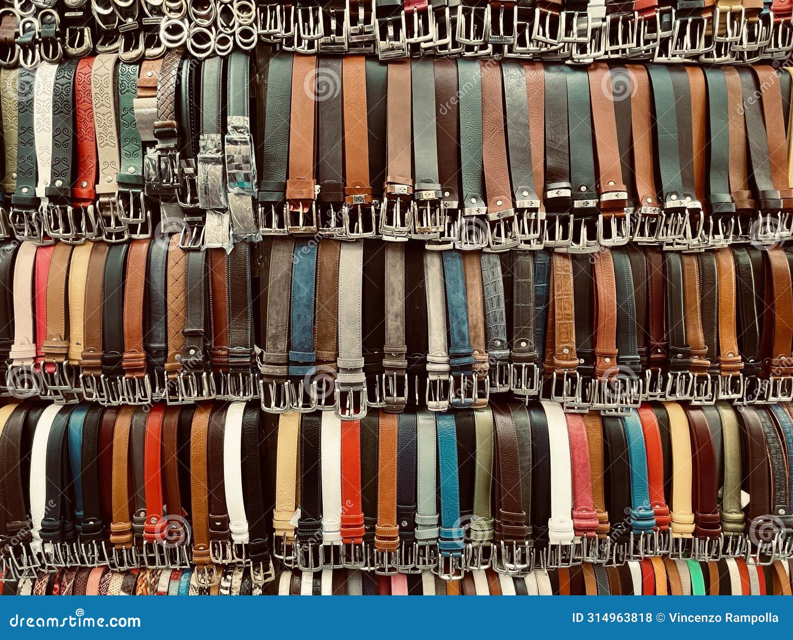 Leather Work Overall View of Belts Stock Photo - Image of work, cloth ...