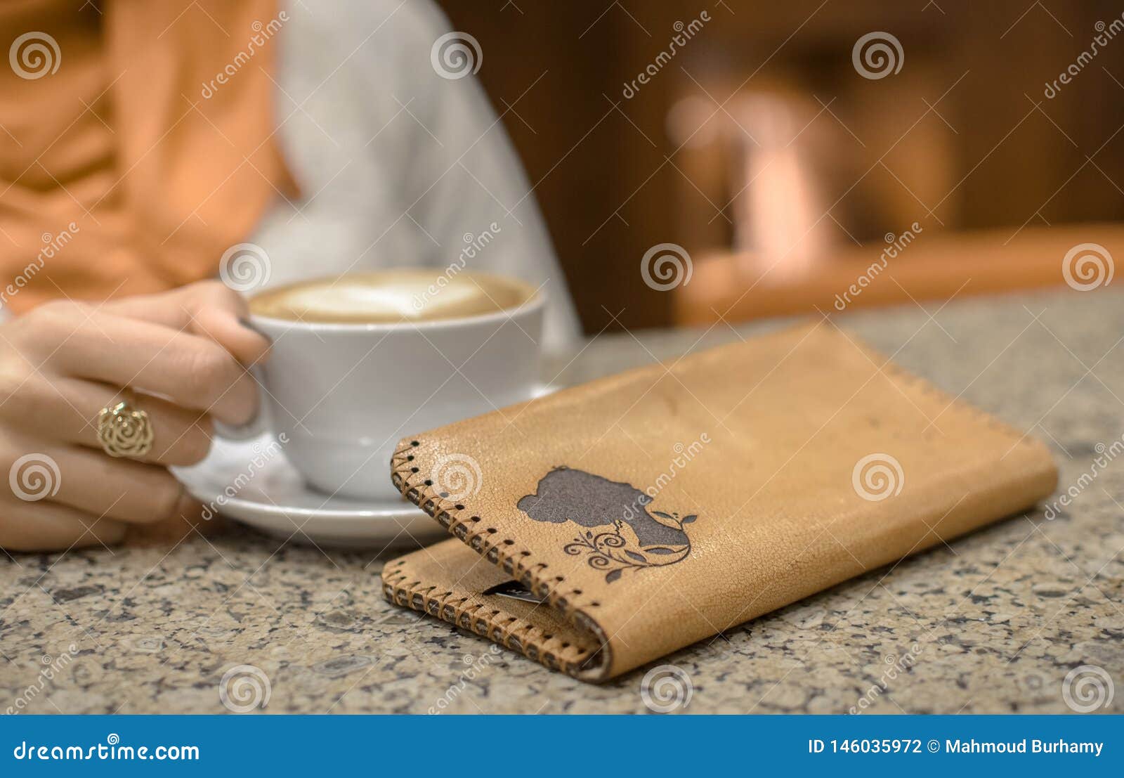 Leather works wallet stock photo. Image of women, credit - 146035972