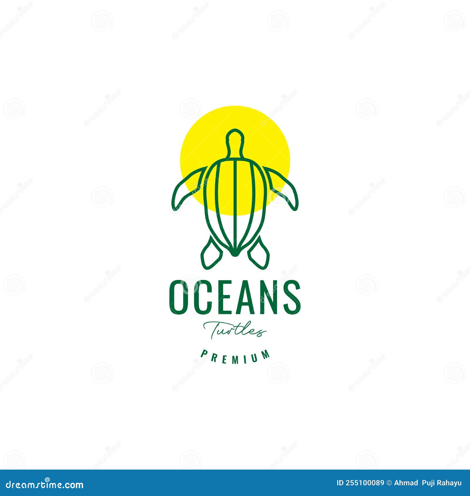 Leatherback Turtle Abstract Logo Design Stock Vector - Illustration of ...